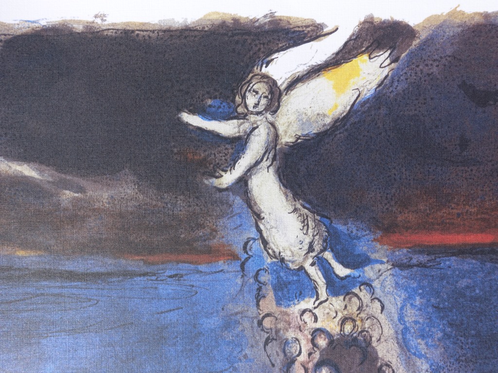 Marc CHAGALL (d'après) : Moïse et la traversée de la mer rouge ...