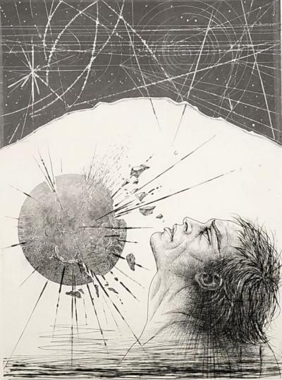 Pierre Yves TREMOIS - Atlas - Gravure originale signée et numérotée ...