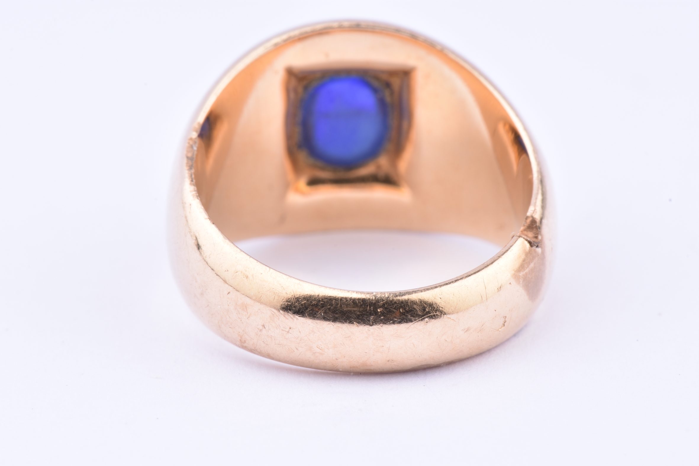 Anello cabochon in oro giallo con zaffiro - Gioielli e Preziosi, Penne ...