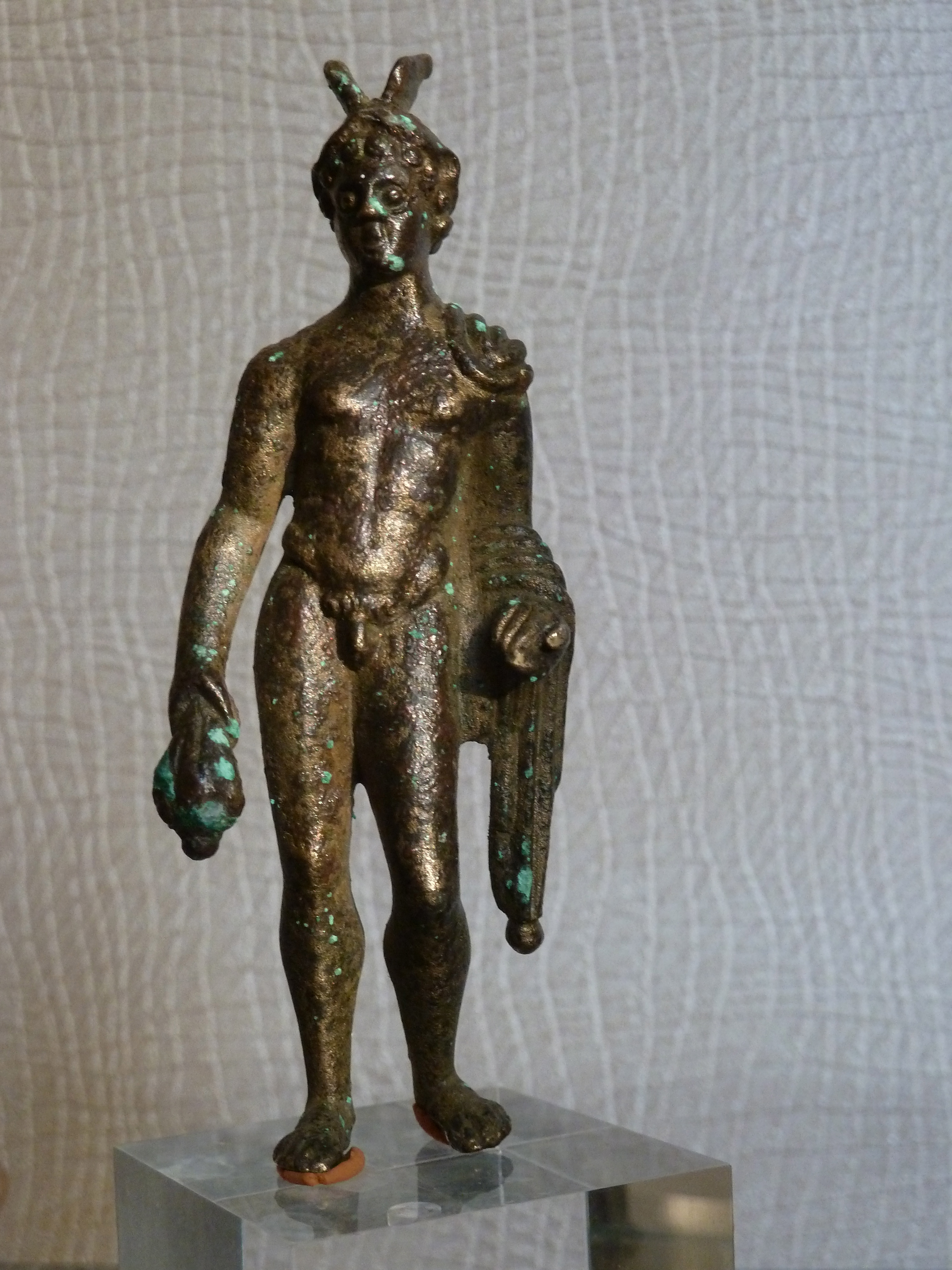 Statuette Dieu Mercure Ie - IIIe siècle - Archéologie - Plazzart
