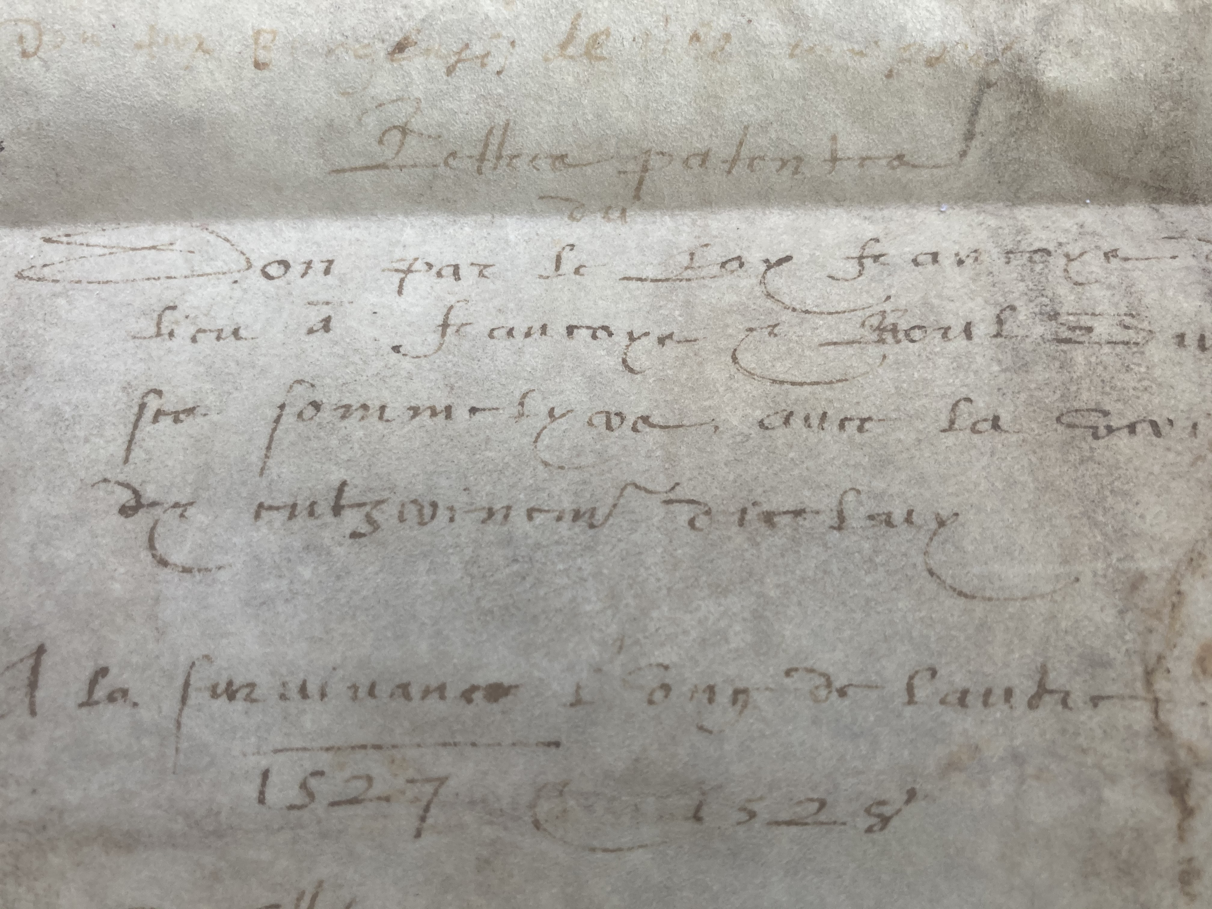 Francis I King of France - Handwritten letter - Books, Papers ...