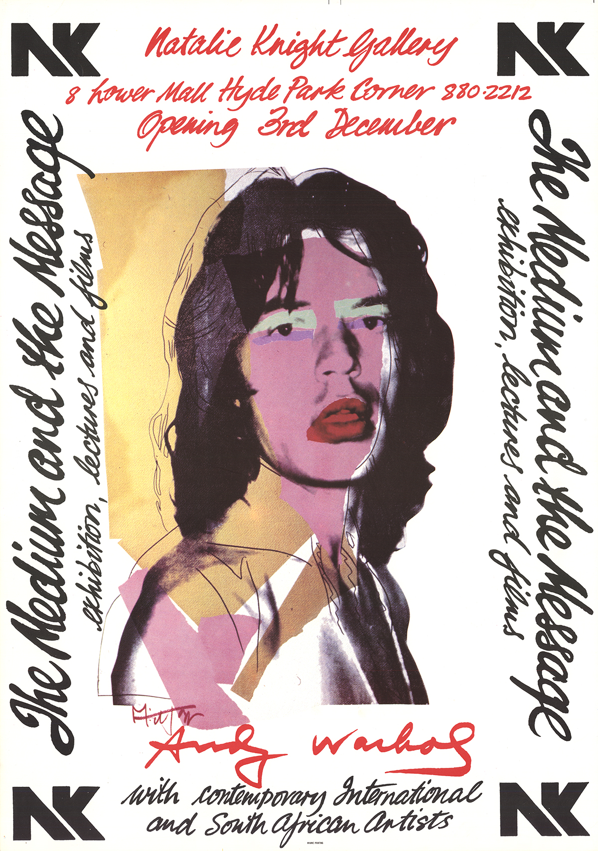 Andy WARHOL - Mick Jagger, 1974 - Affiche originale - Art contemporain ...