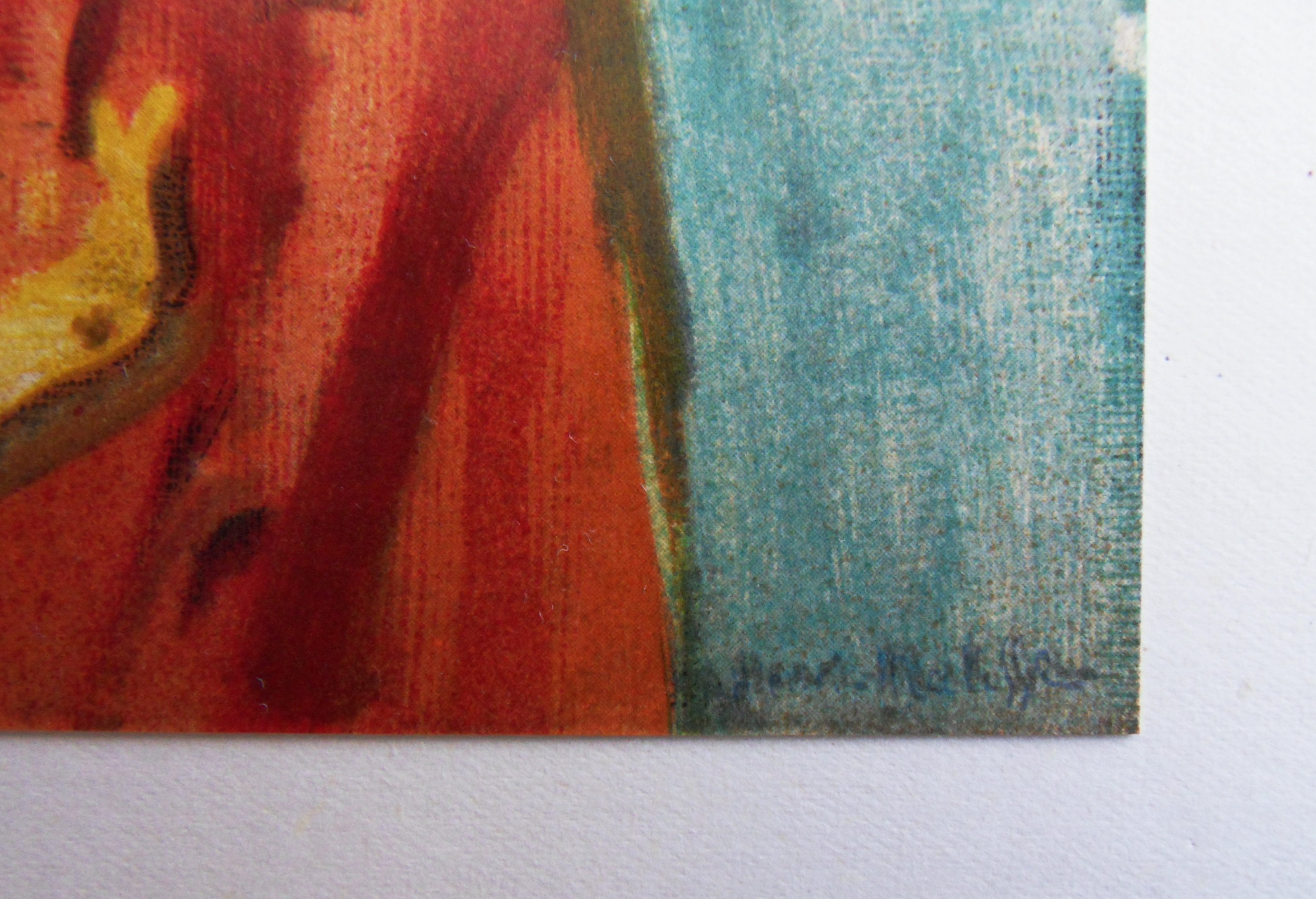 Henri MATISSE (1869-1954) (after) - The woman with green eyes, signed ...