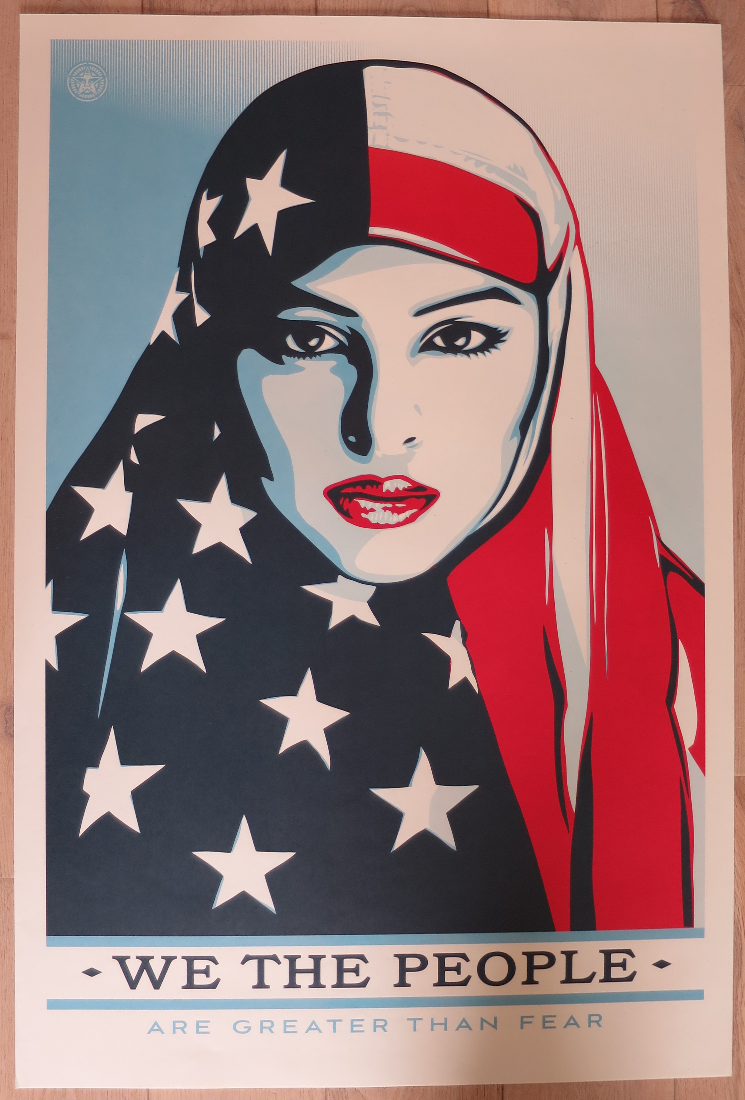 Shepard Fairey (Obey) - We Love People Are greater than fear - Street ...