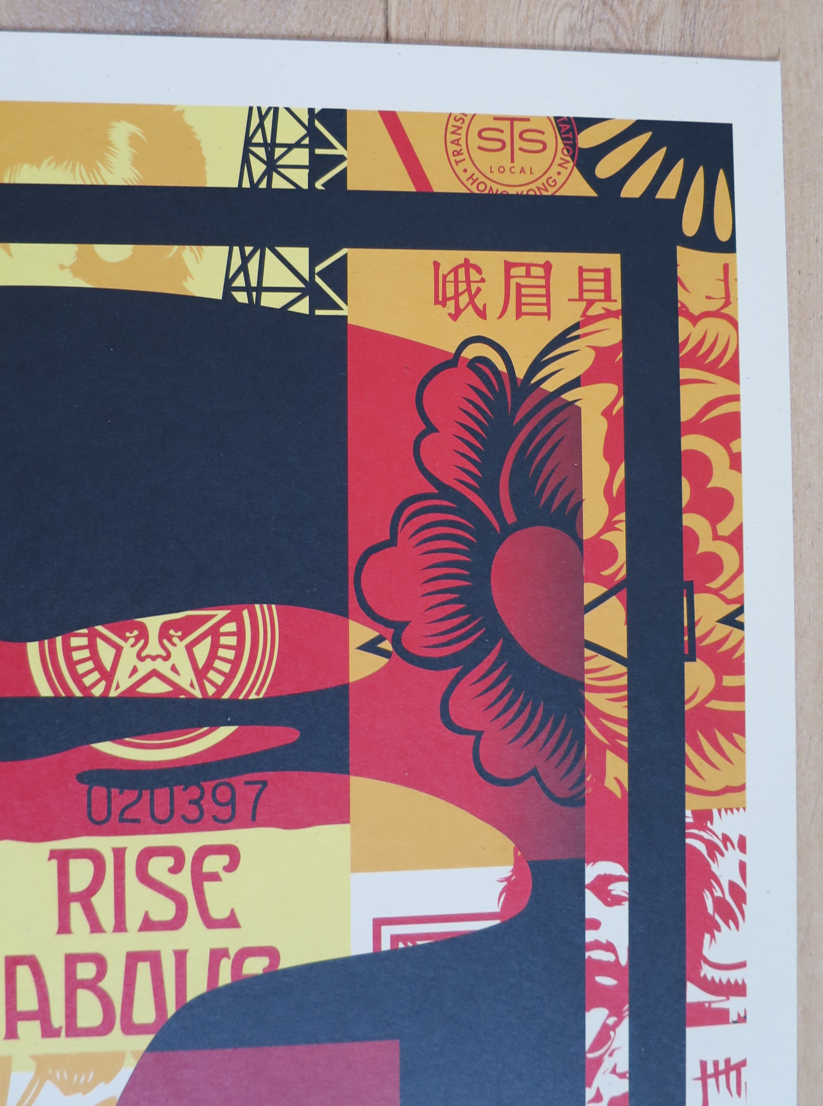 Shepard Fairey (Obey) - Face Collage Top, Signed screenprint - Street ...