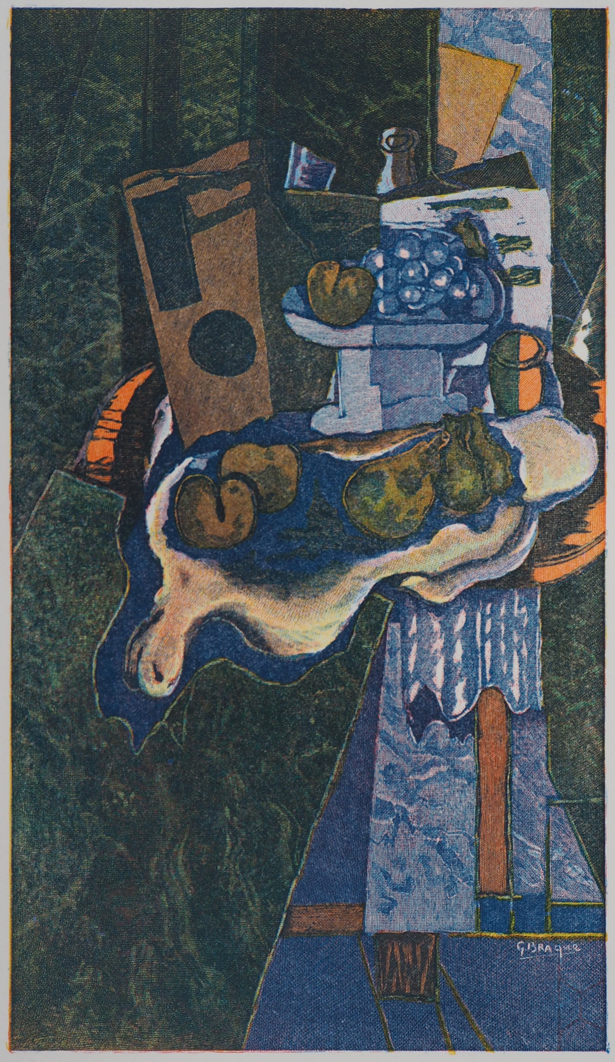 Georges BRAQUE (after) - Still life, original signed xylograph - Post ...