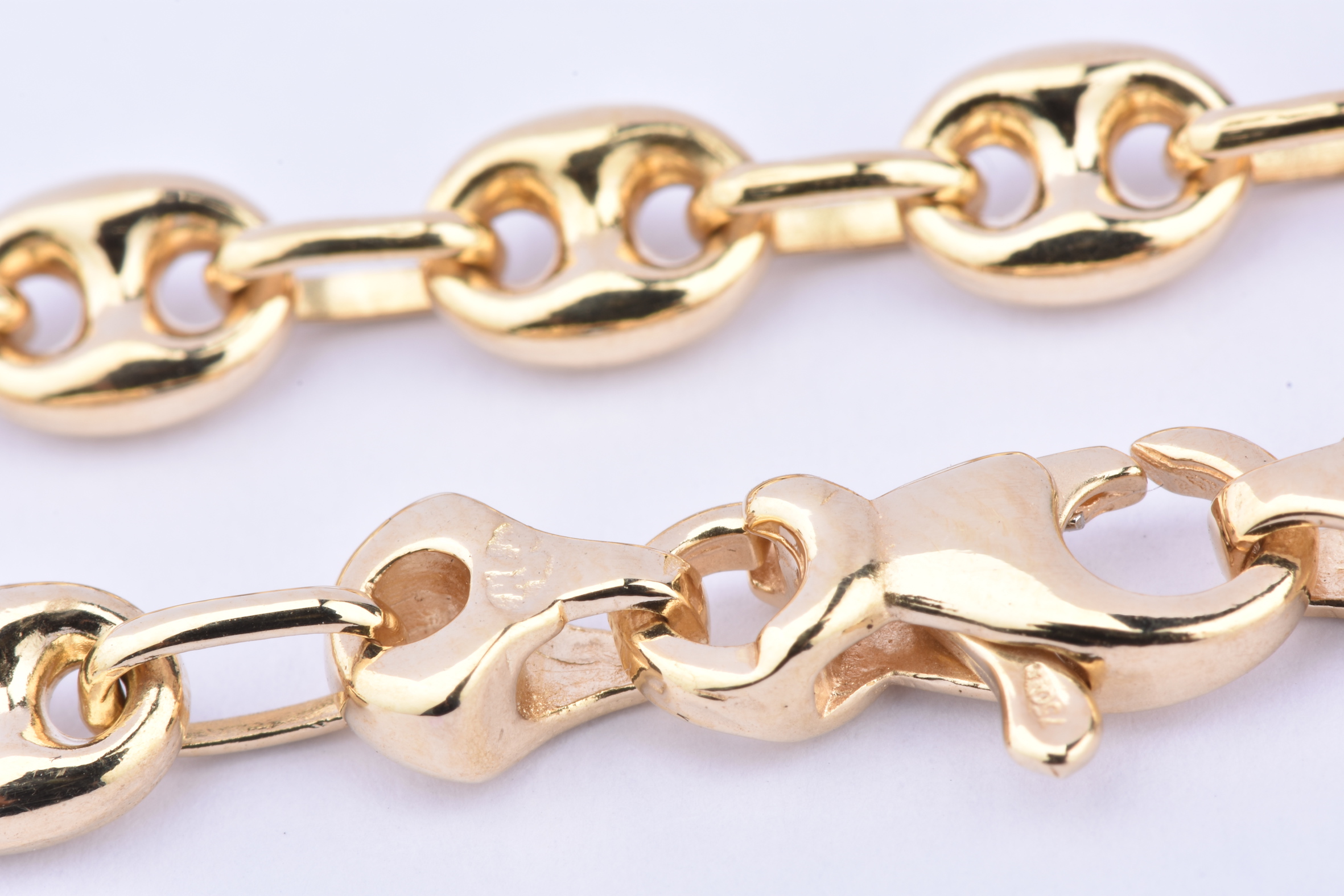 Collier homme en or jaune chaîne en maille grain de café - Bijoux et ...