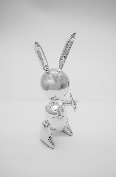 Jeff Koons (d'après) - Silver Rabbit - Art contemporain - Plazzart