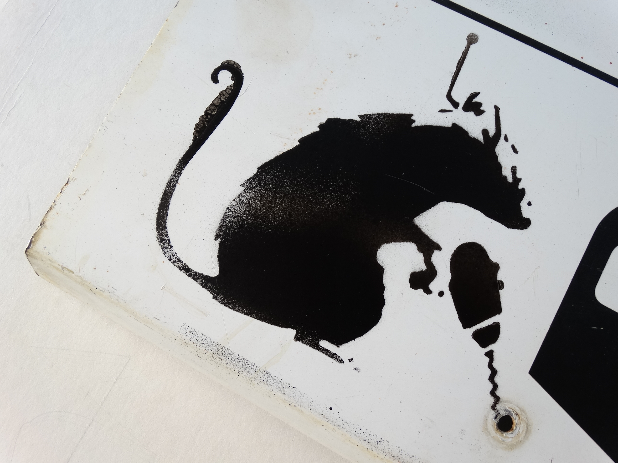 Banksy (born circa 1974), Sign, GB, circa 2006 - Street Art - Plazzart