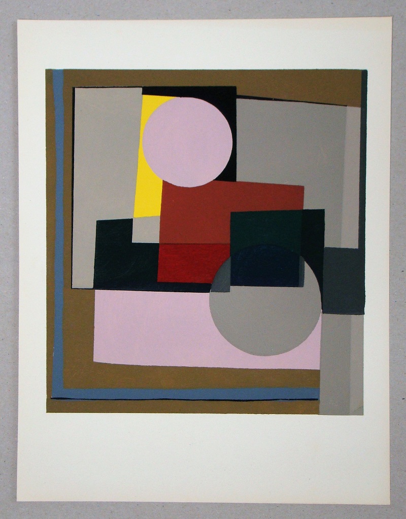BEN NICHOLSON ( after ) - Stencil in colours - 1953 - Post War & Modern ...