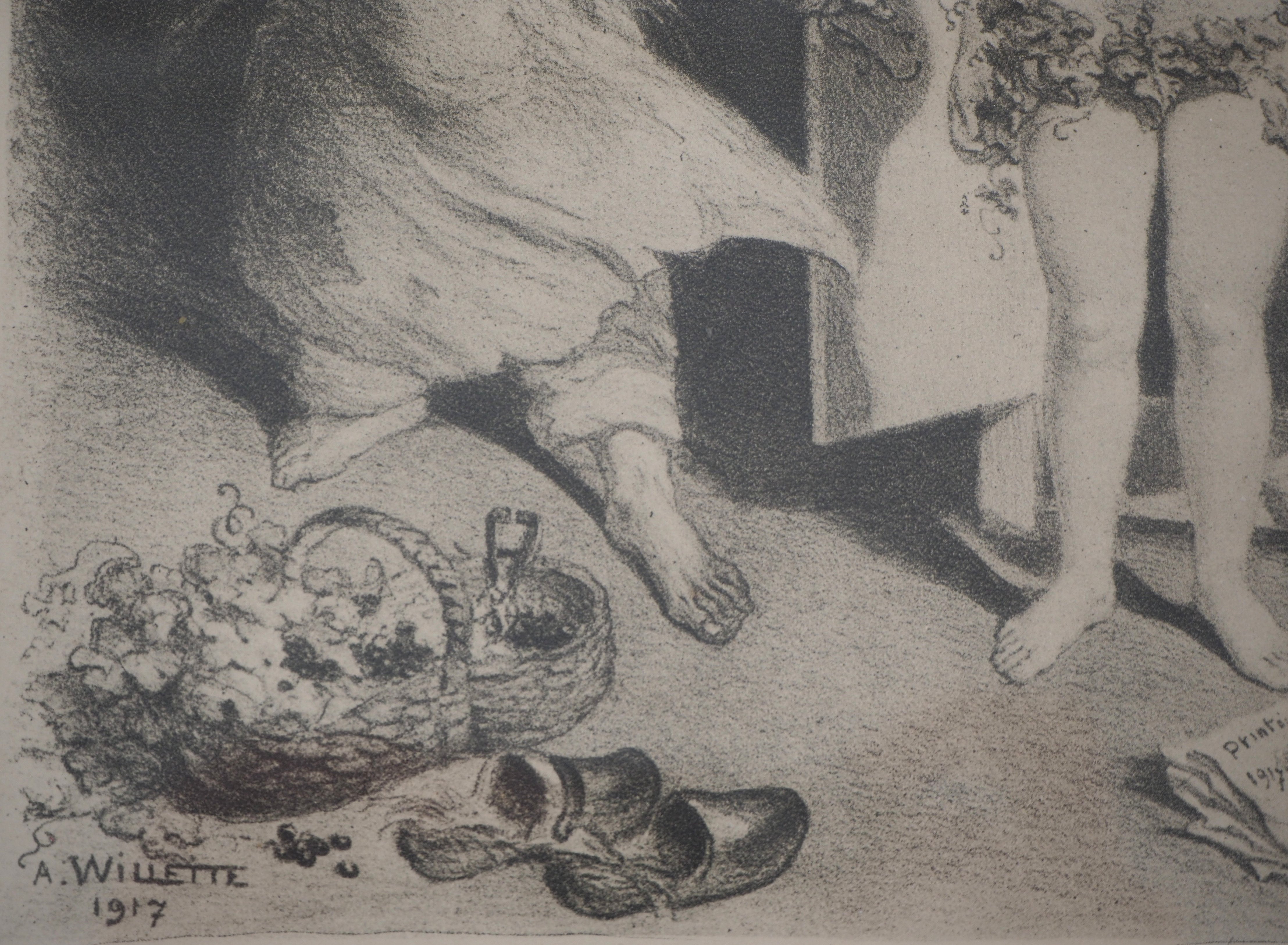 Adolphe Léon WILLETTE - The Cardinal Sins, seven original signed ...