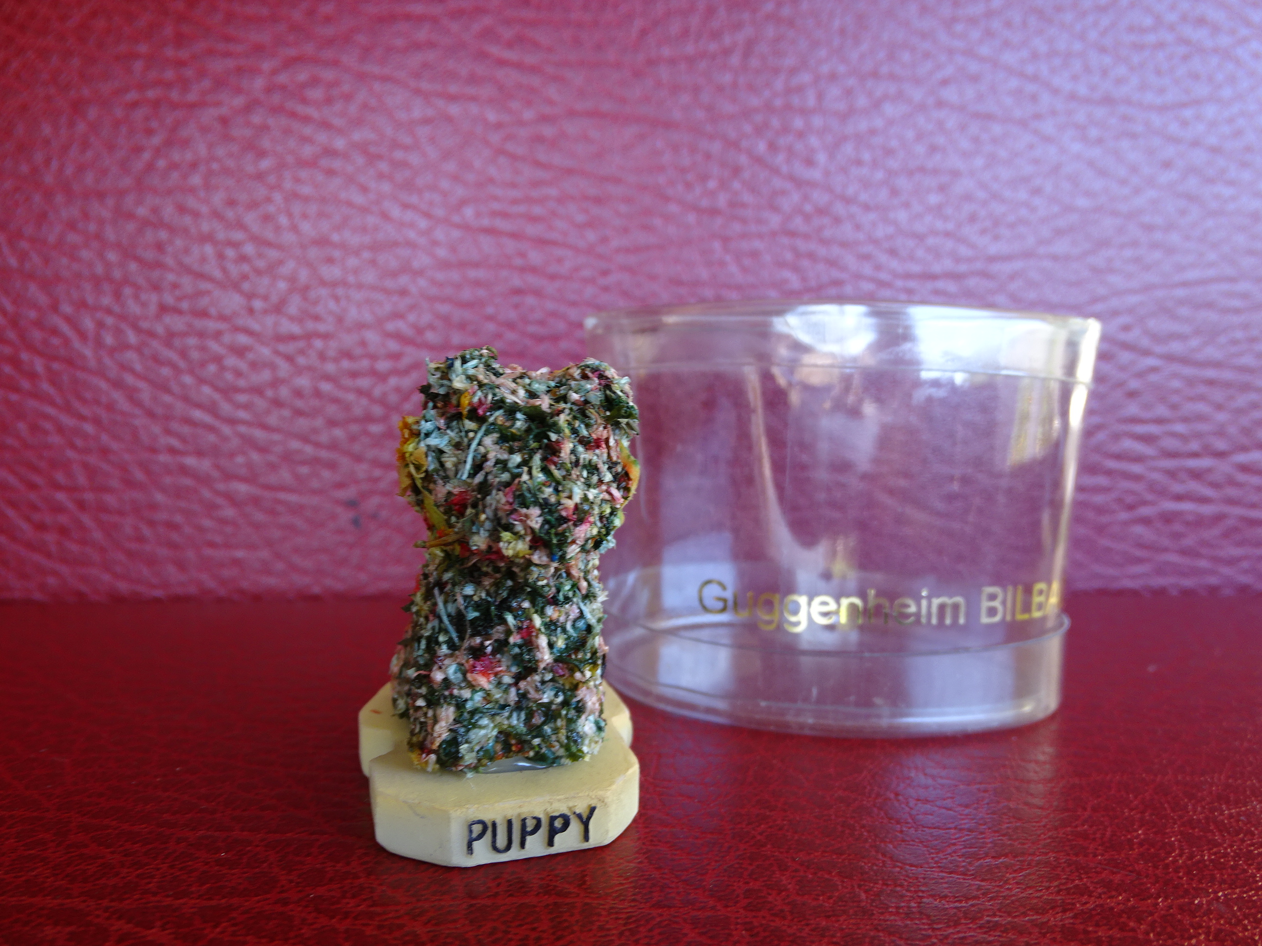Jeff Koons Mini-„Welpen“-Hundefigur-Skulptur aus dem Guggenheim-Museum ...
