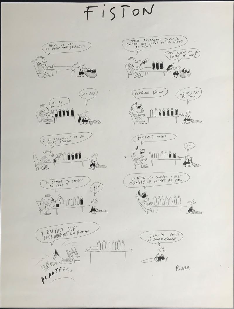 Jean-Marc REISER - Fiston, Planche originale signée - Bandes Dessinées ...