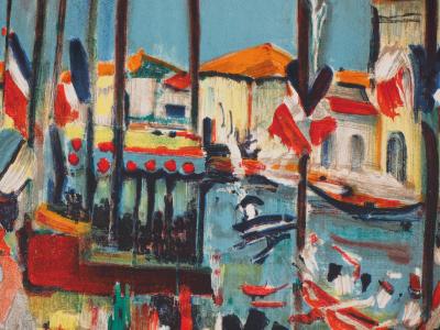 François DESNOYER : 14 juillet, Fête nationale - Lithographie originale ...