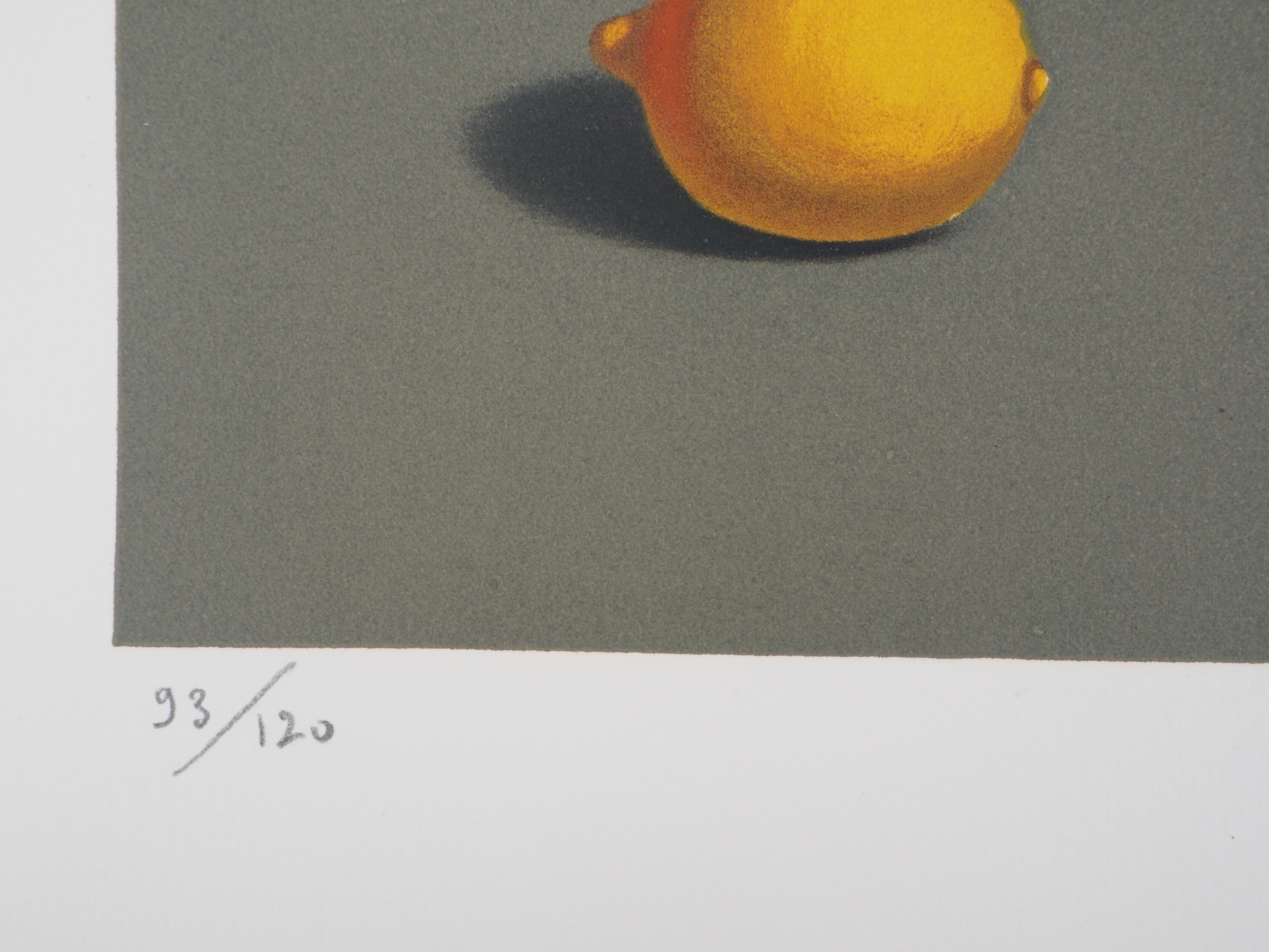 Georges ROHNER : The lemon - Original lithograph - Signed - Post War ...