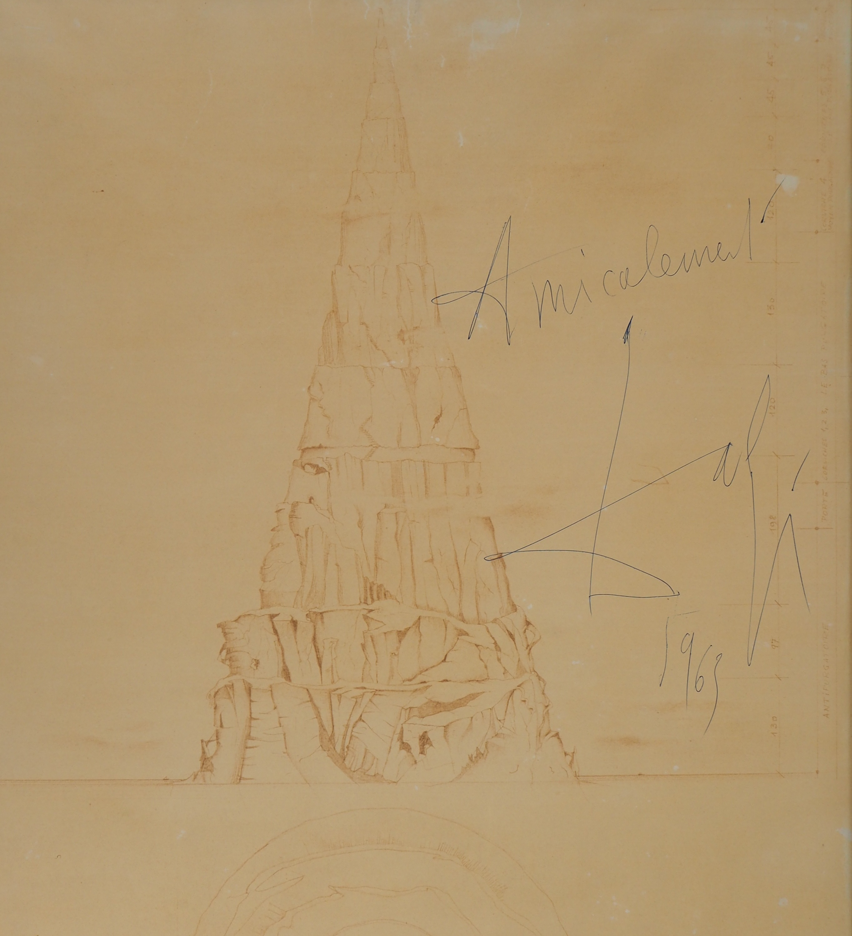 Salvador Dali : Grande dédicace autographe signée - Art Moderne - Plazzart