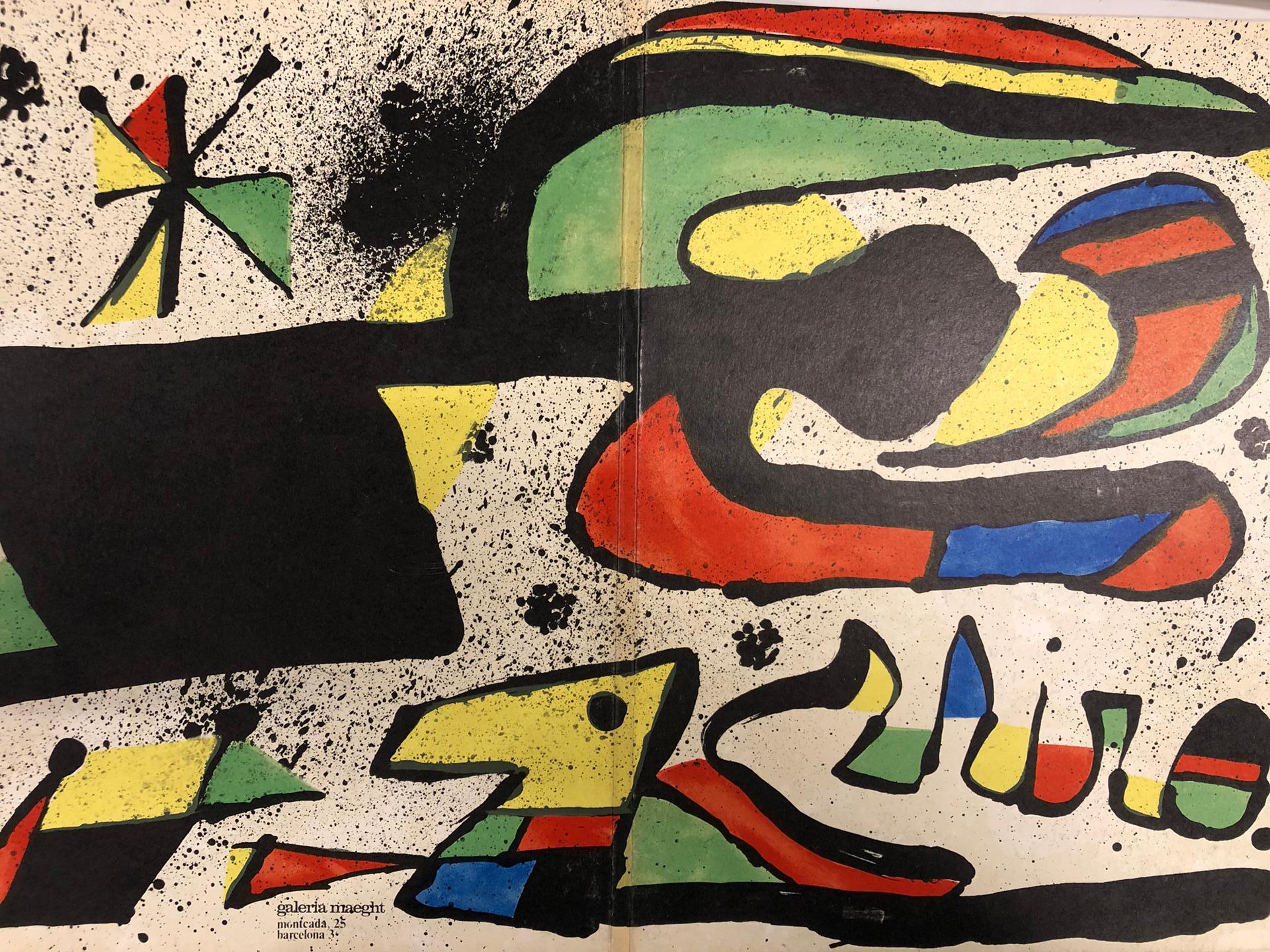 Joan Miró - Gos i ocella - Lithographie - Art Moderne - Plazzart