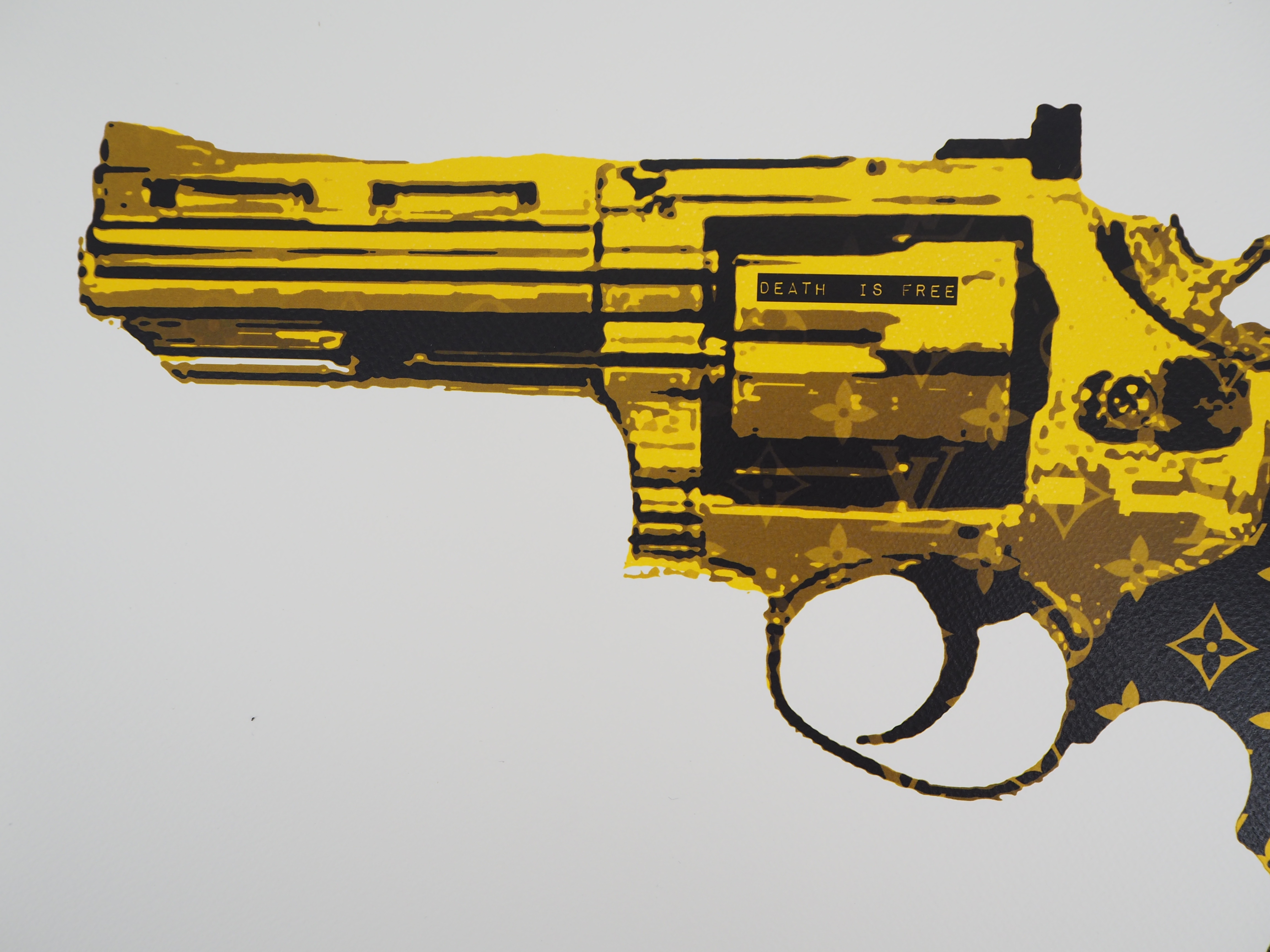 Death NYC - Yellow Gun, 2018 - Hand signed silkscreen - Street Art ...