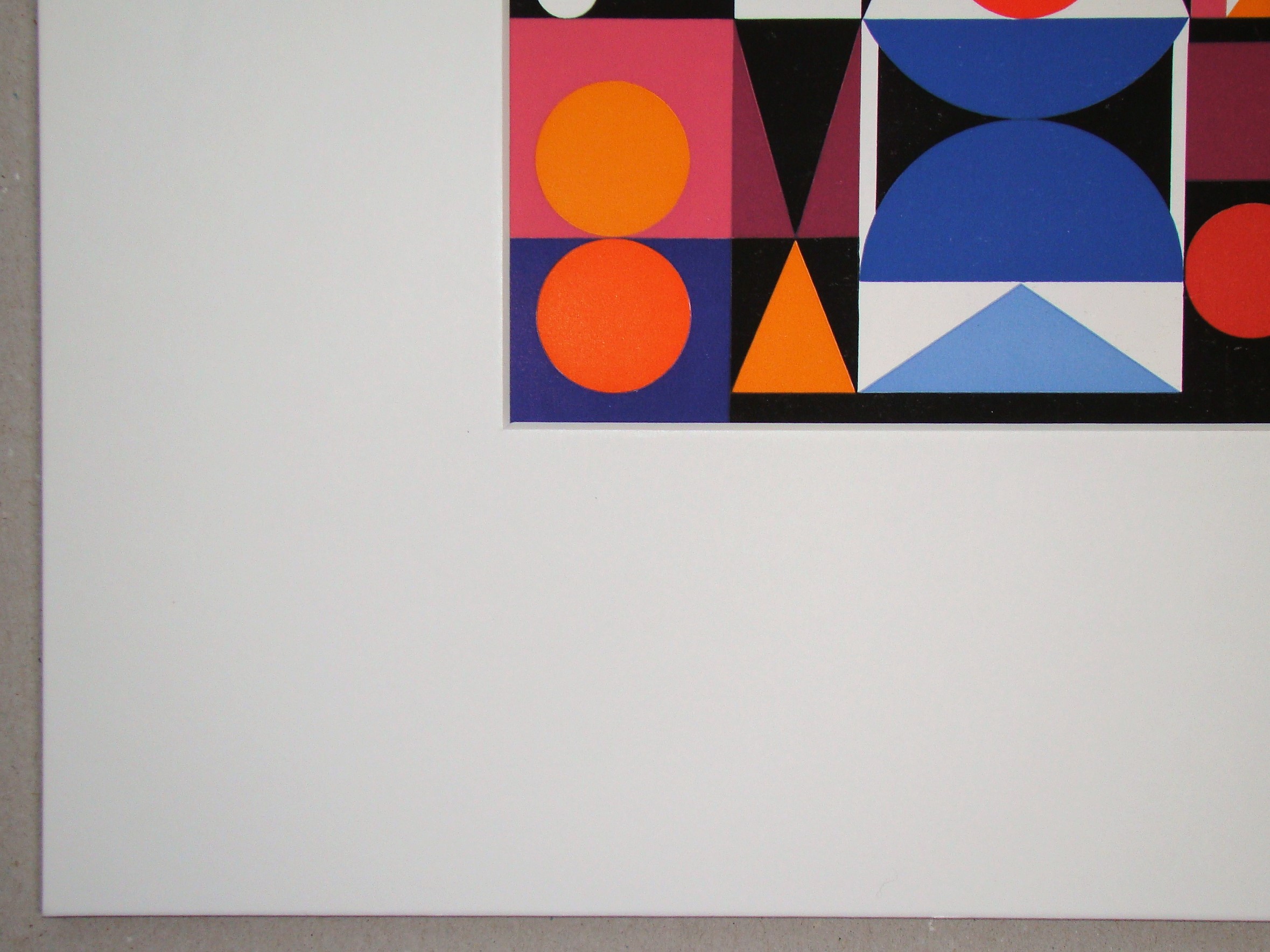 Auguste HERBIN (d'après) - Fer Acier, 1955 - Sérigraphie en couleurs - Art Moderne - Plazzart