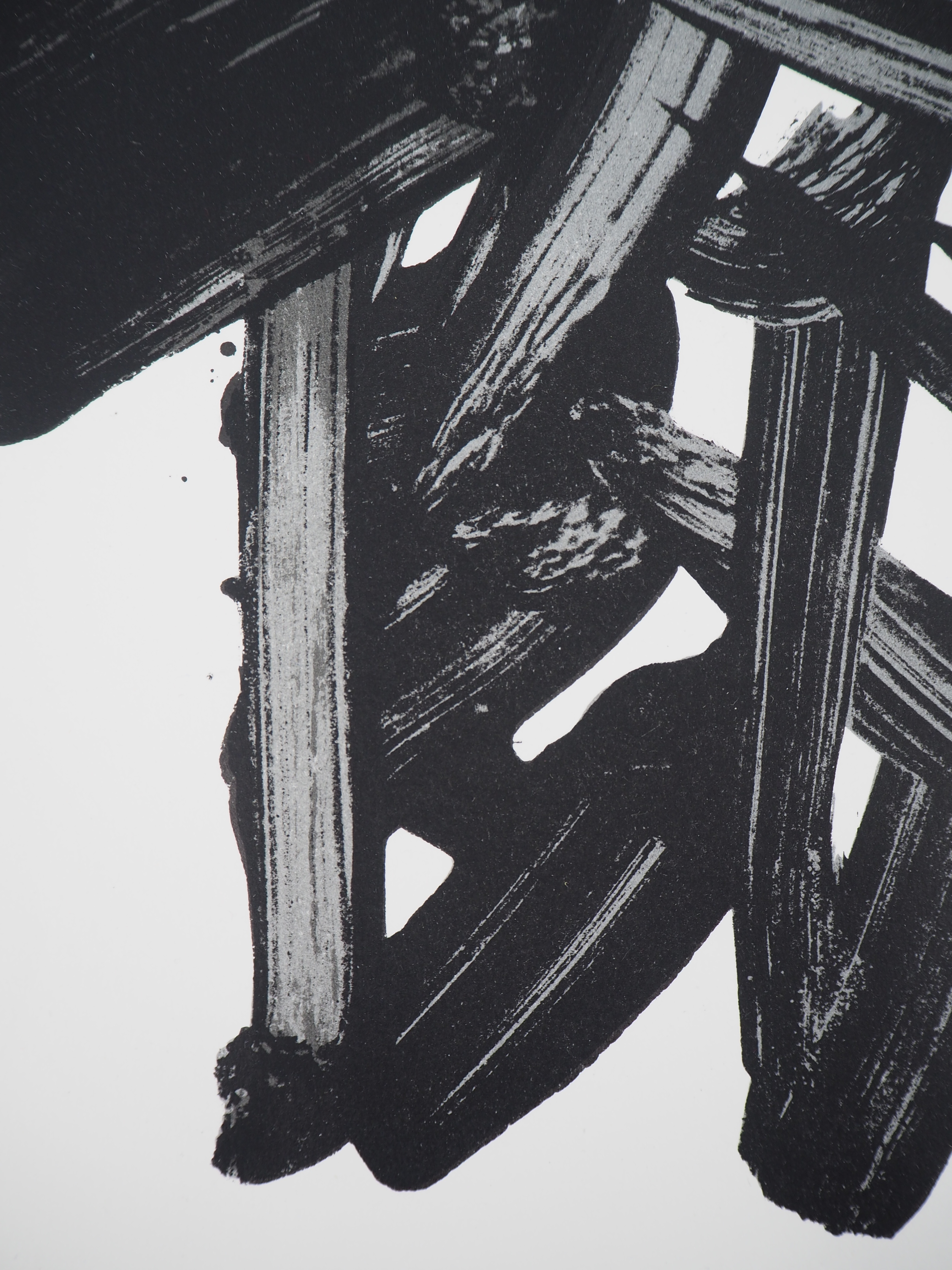 Pierre SOULAGES - Lithographie n°17 - Lithographie originale, 1964 ...