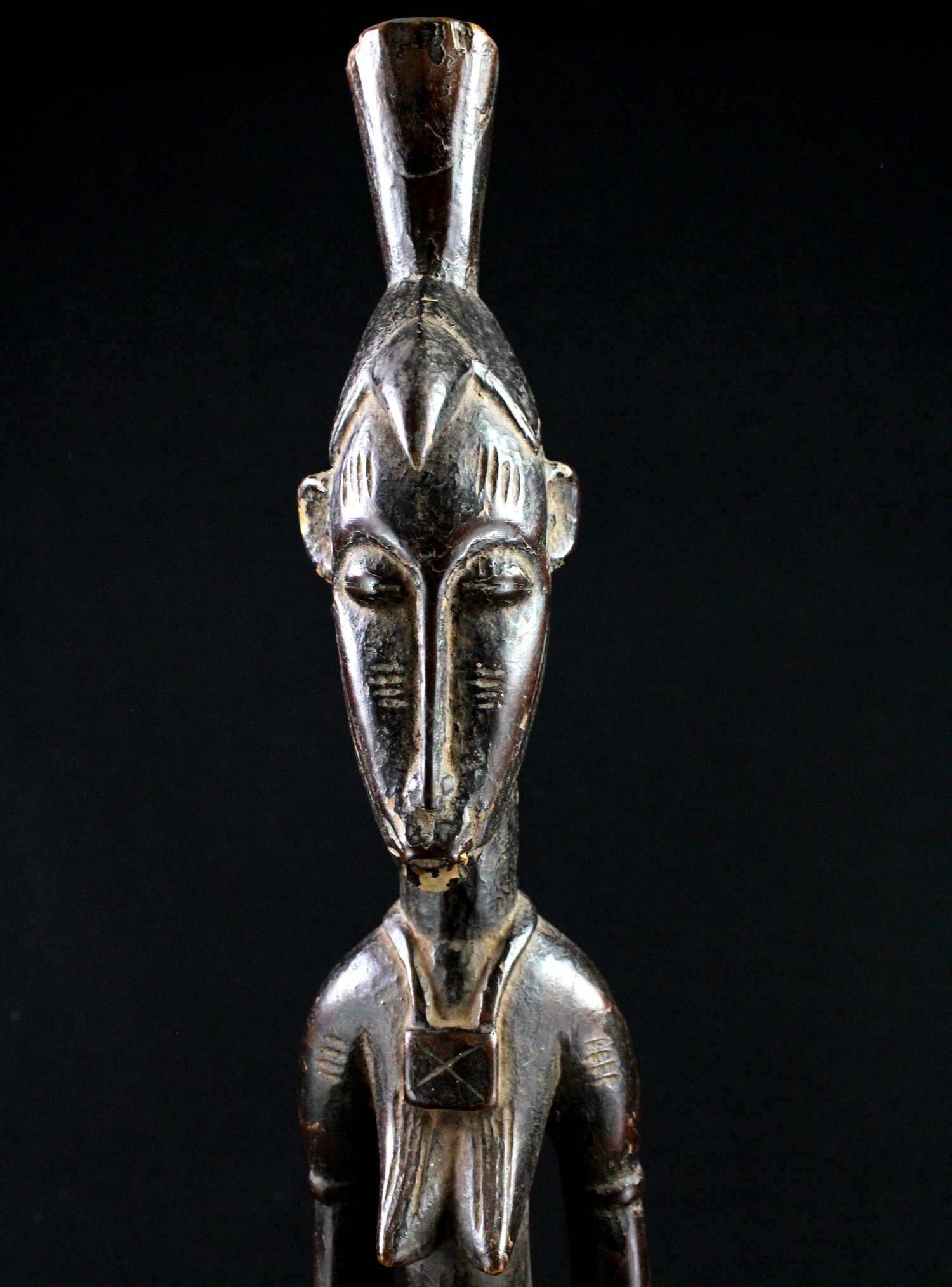 Côte d'Ivoire, Senoufo, Statue "Deble" - Arte primitivo - Plazzart