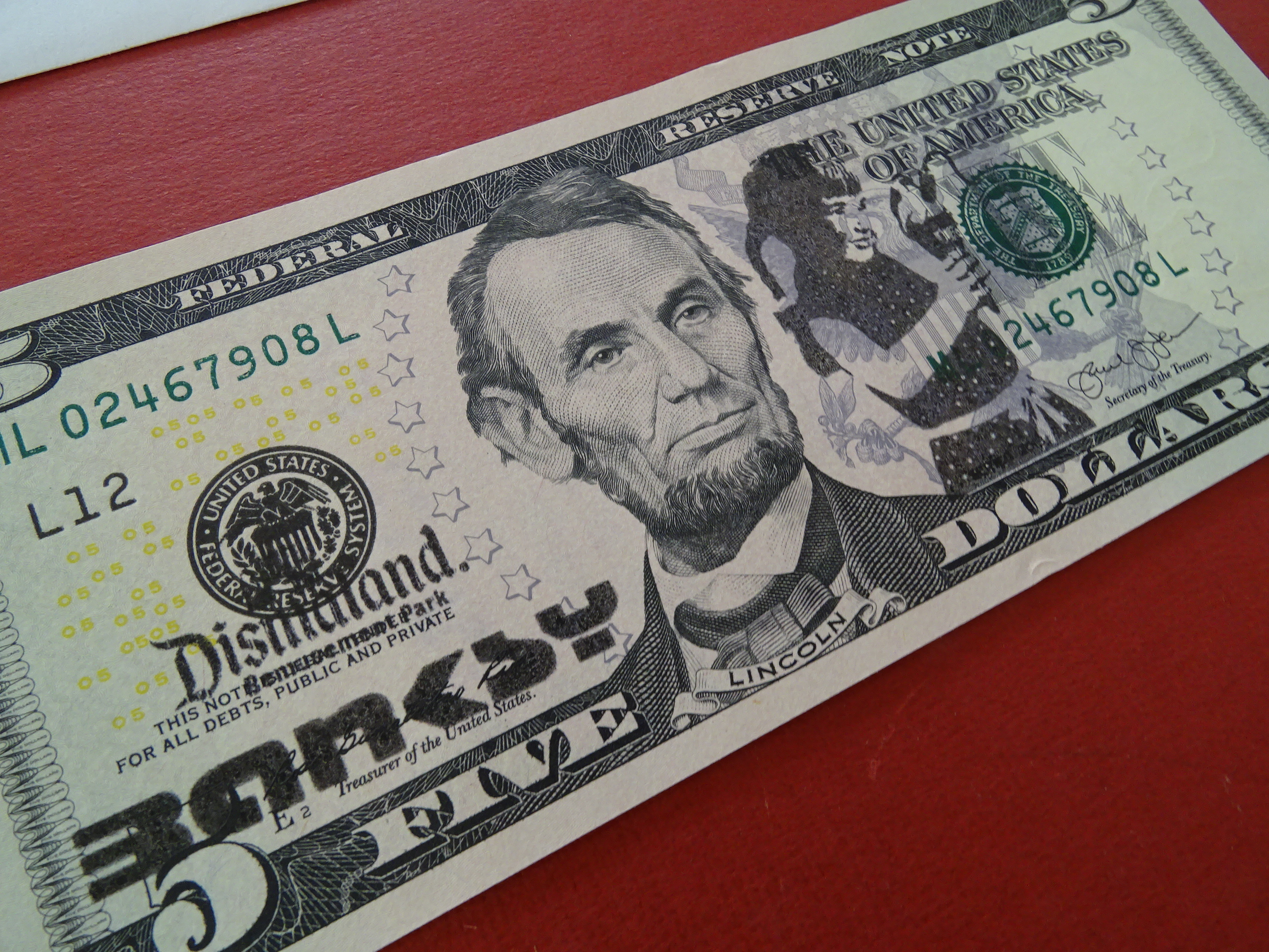 BANKSY (after) - Dismaland note - Banknote - Street Art - Plazzart