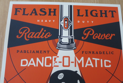 Shepard FAIREY (Obey) - George Clinton Flash Light, 2016 - Sérigraphie ...