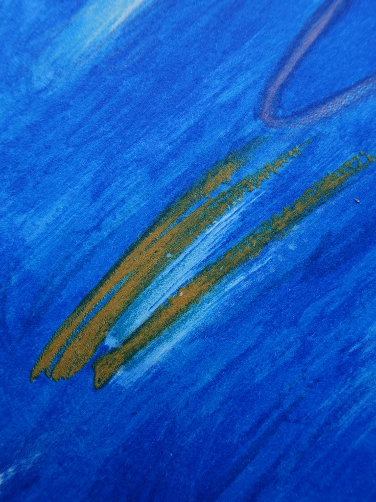 André VERDET : le rêve Bleu, 1992 - Lithographie originale signée et ...