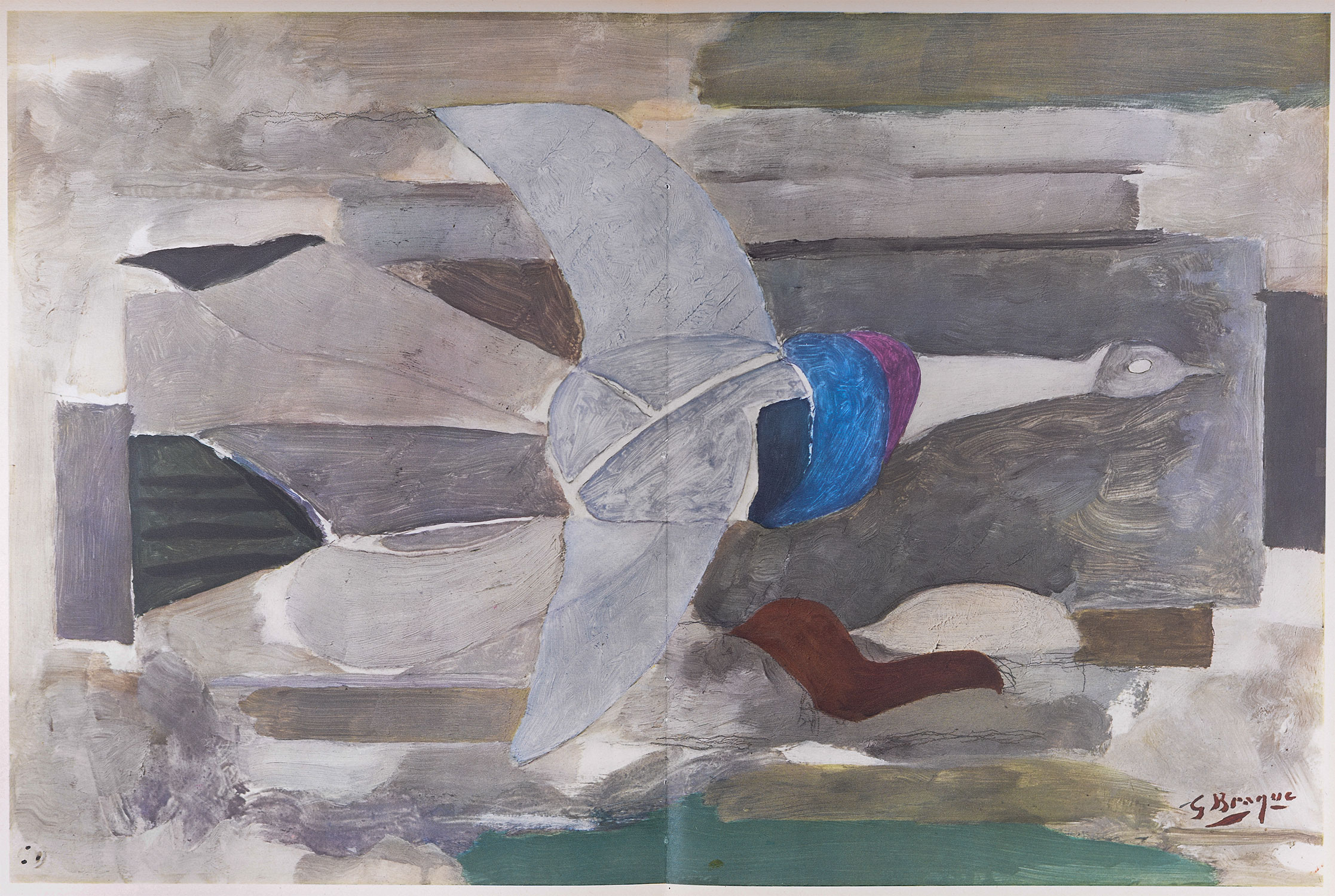 Georges BRAQUE - Oiseau, 1955 - Original lithograph - Post War & Modern ...