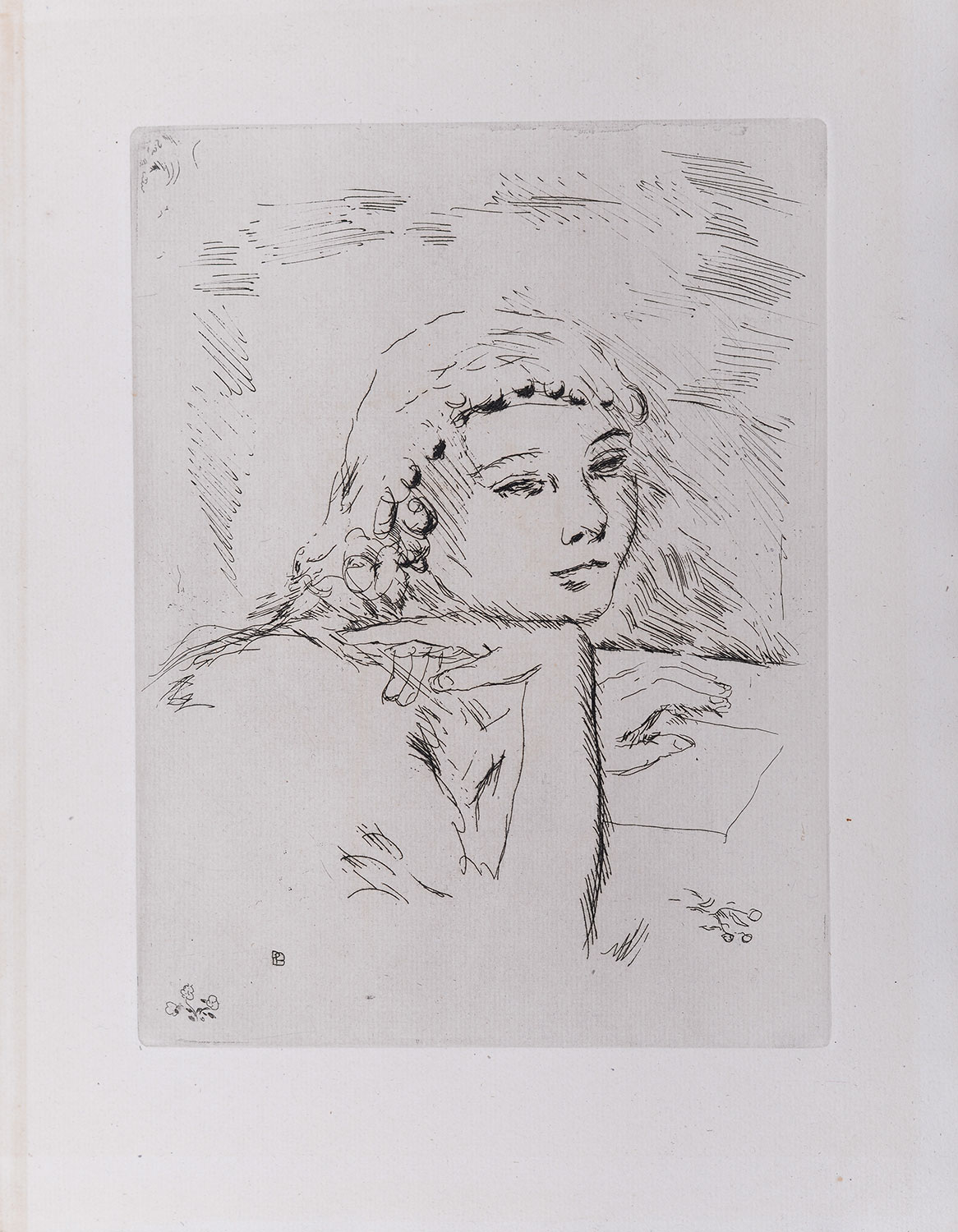 Pierre BONNARD - Sainte Monique, 1930 - Gravure originale - Art Moderne ... Pierre BONNARD - Sainte Monique, 1930 - Gravure originale - Art Moderne ...