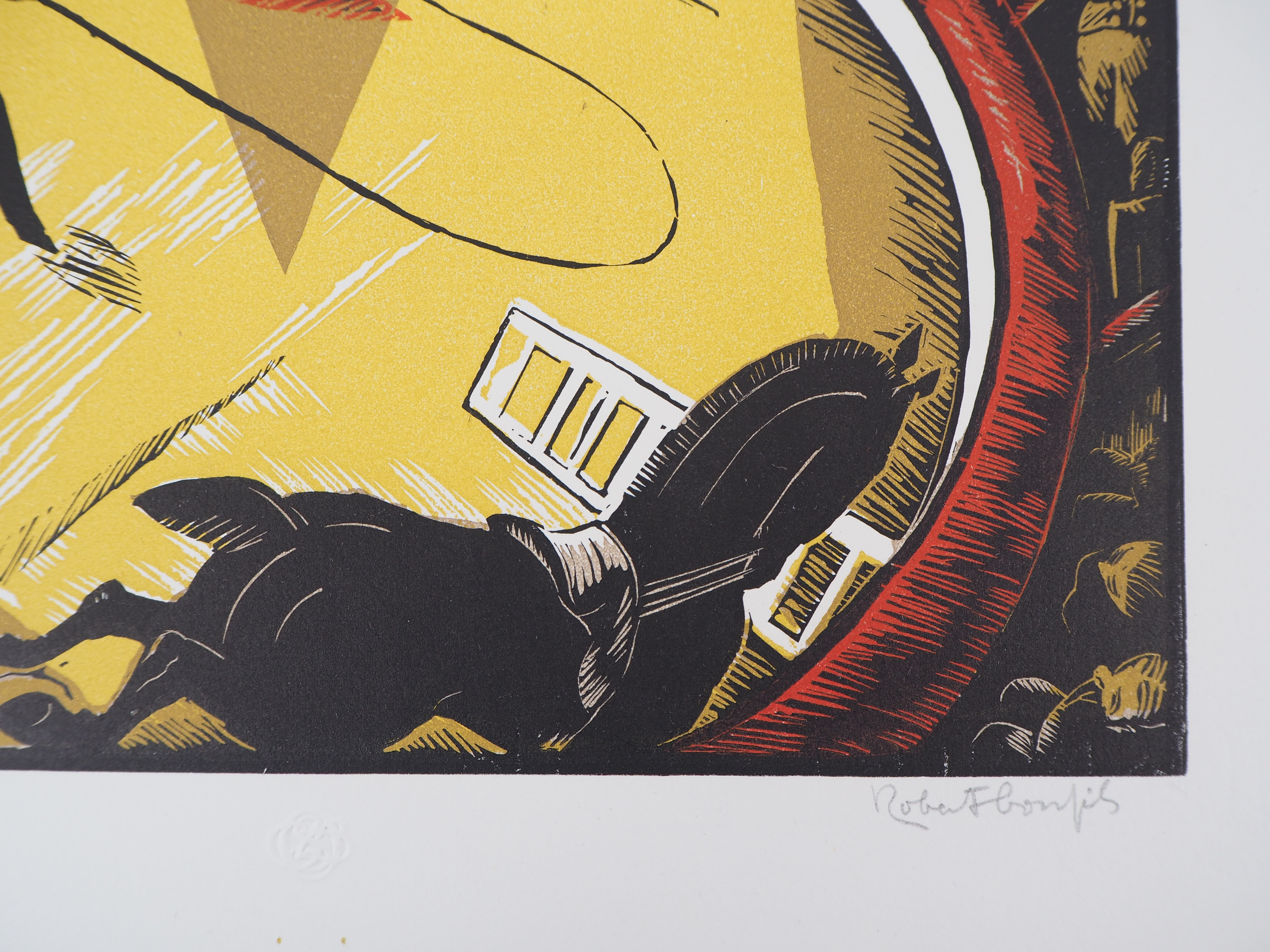 Robert BONFILS : Au Cirque - Bois gravé original signé, 1927 - Art ...