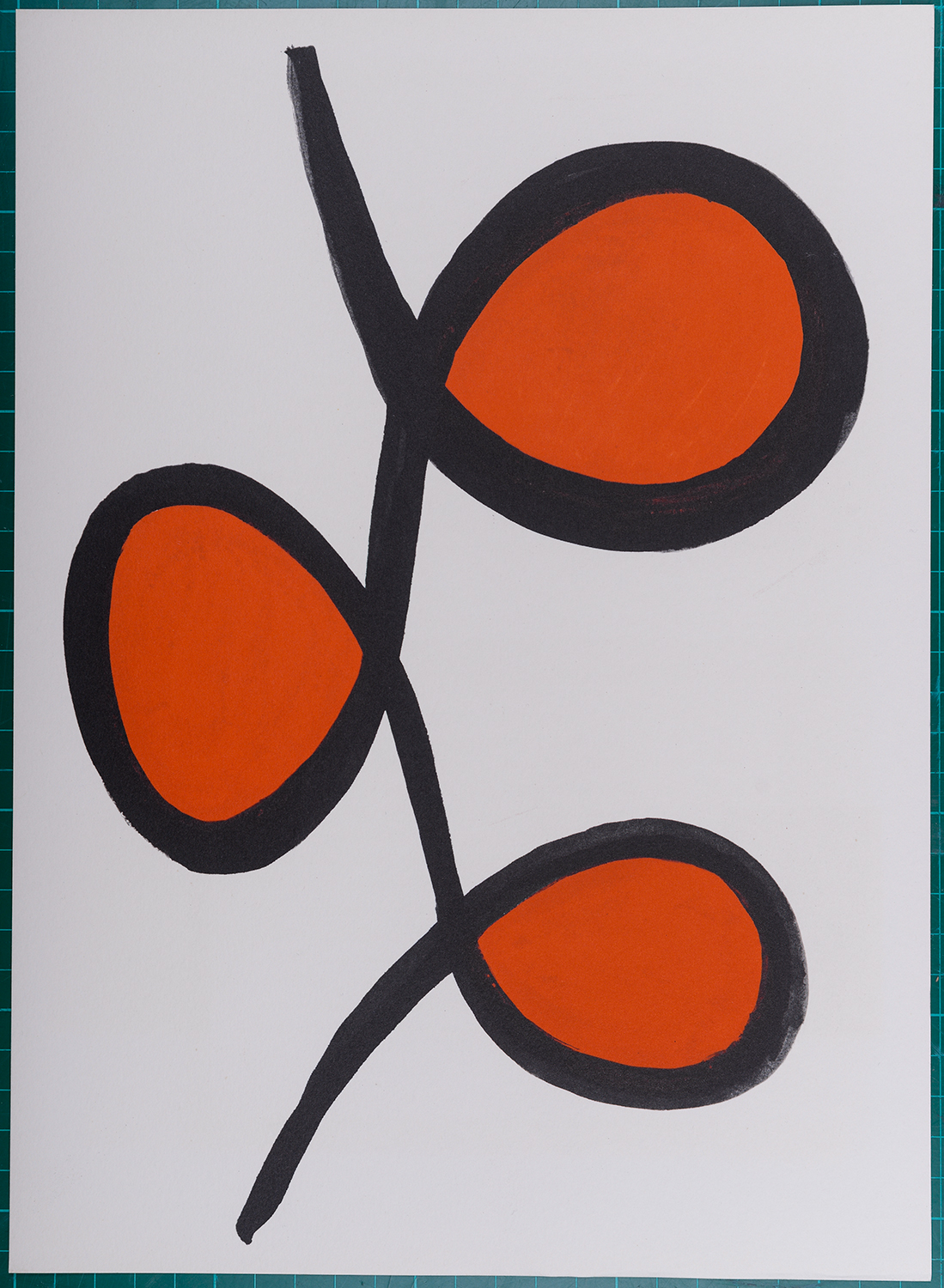 Alexander CALDER - Rétrospective, Composition Abstraite, 1973 ...