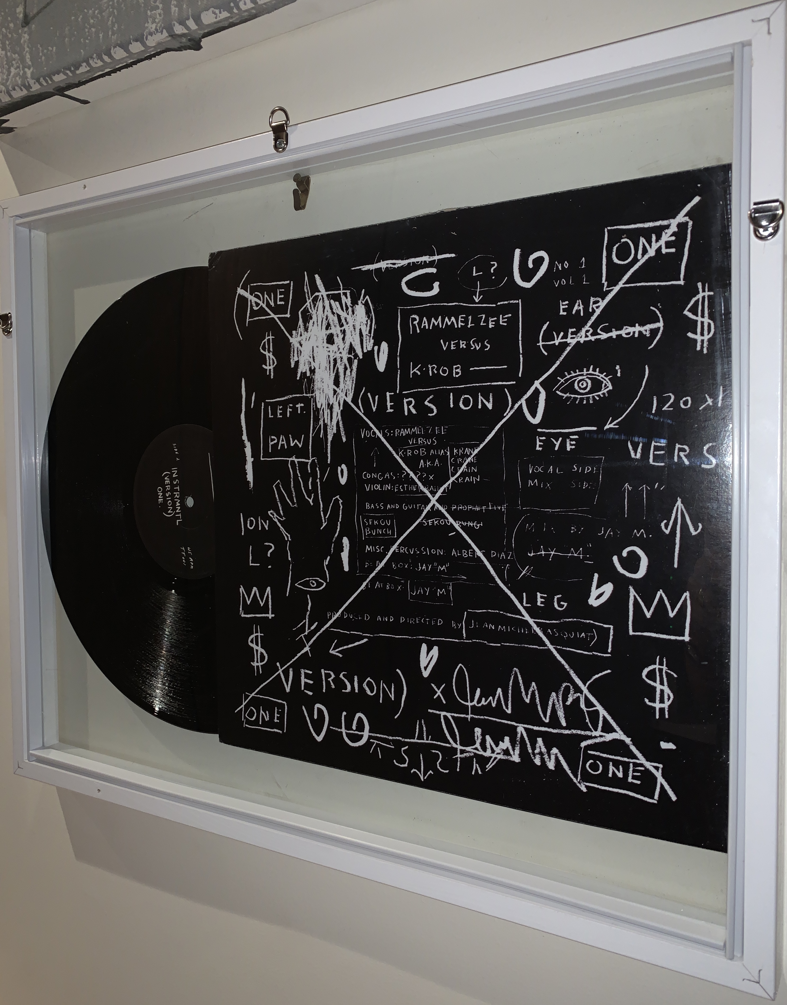 Jean-Michel BASQUIAT - Rammellzee vs K Rob Beat Bop - Silkscreen on ...