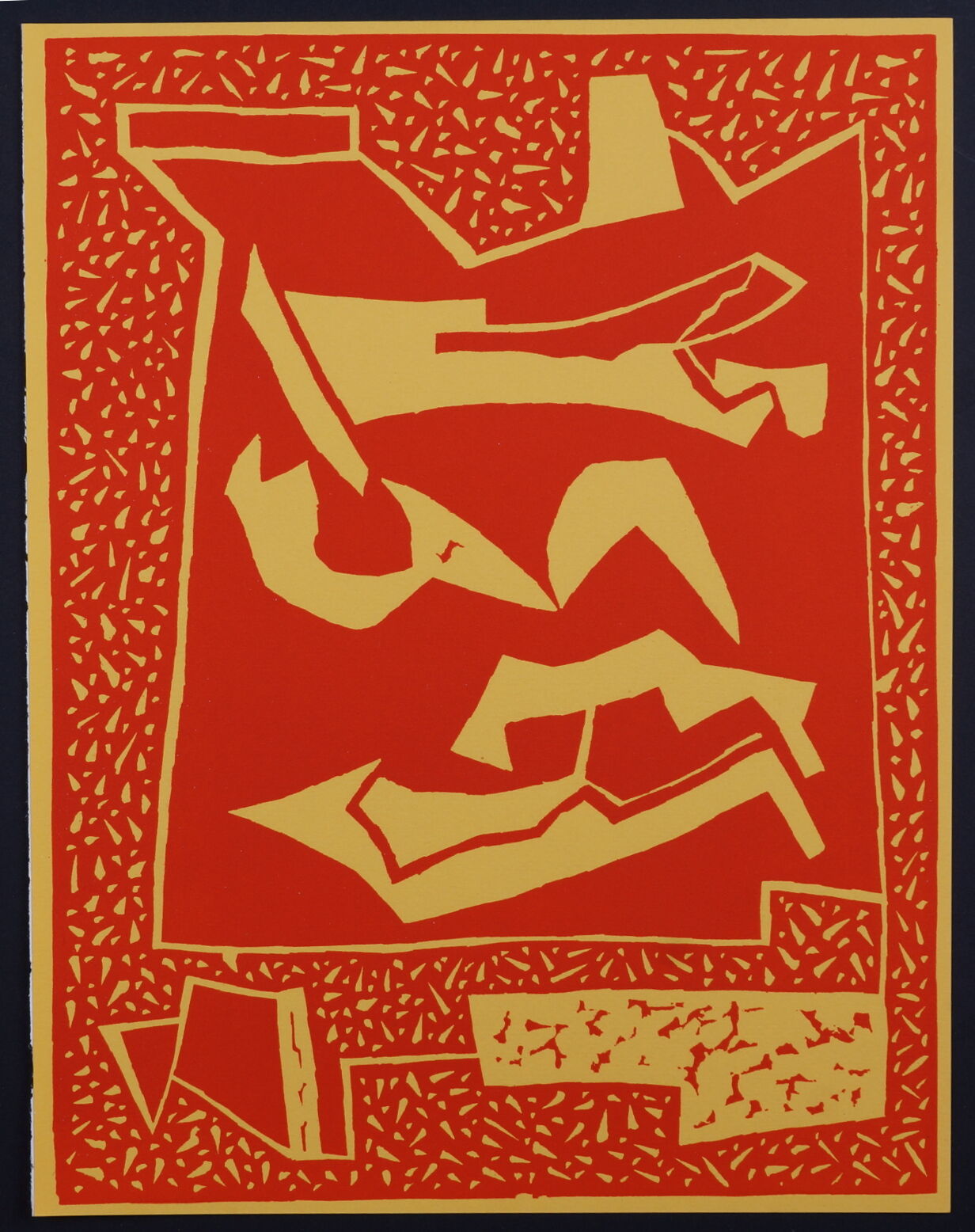 Alberto MAGNELLI - Sans titre, 1959 - Bois gravé original | Barnebys
