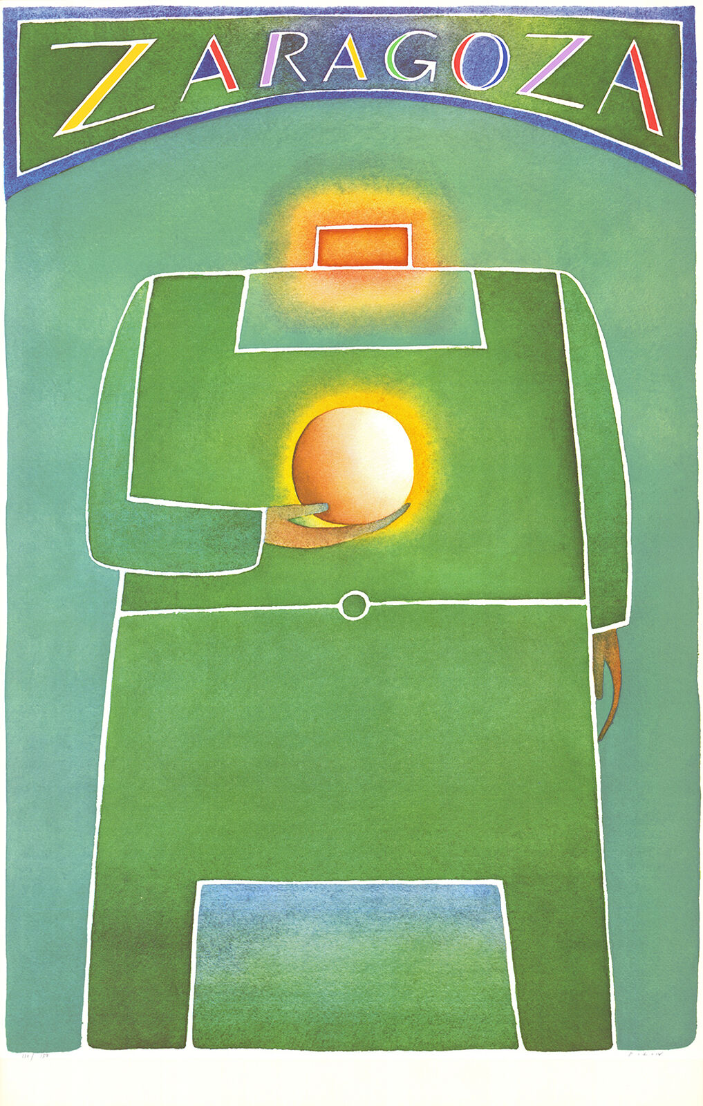 Jean-Michel FOLON - Zaragoza, 1982 - Lithograph signed in pencil ...