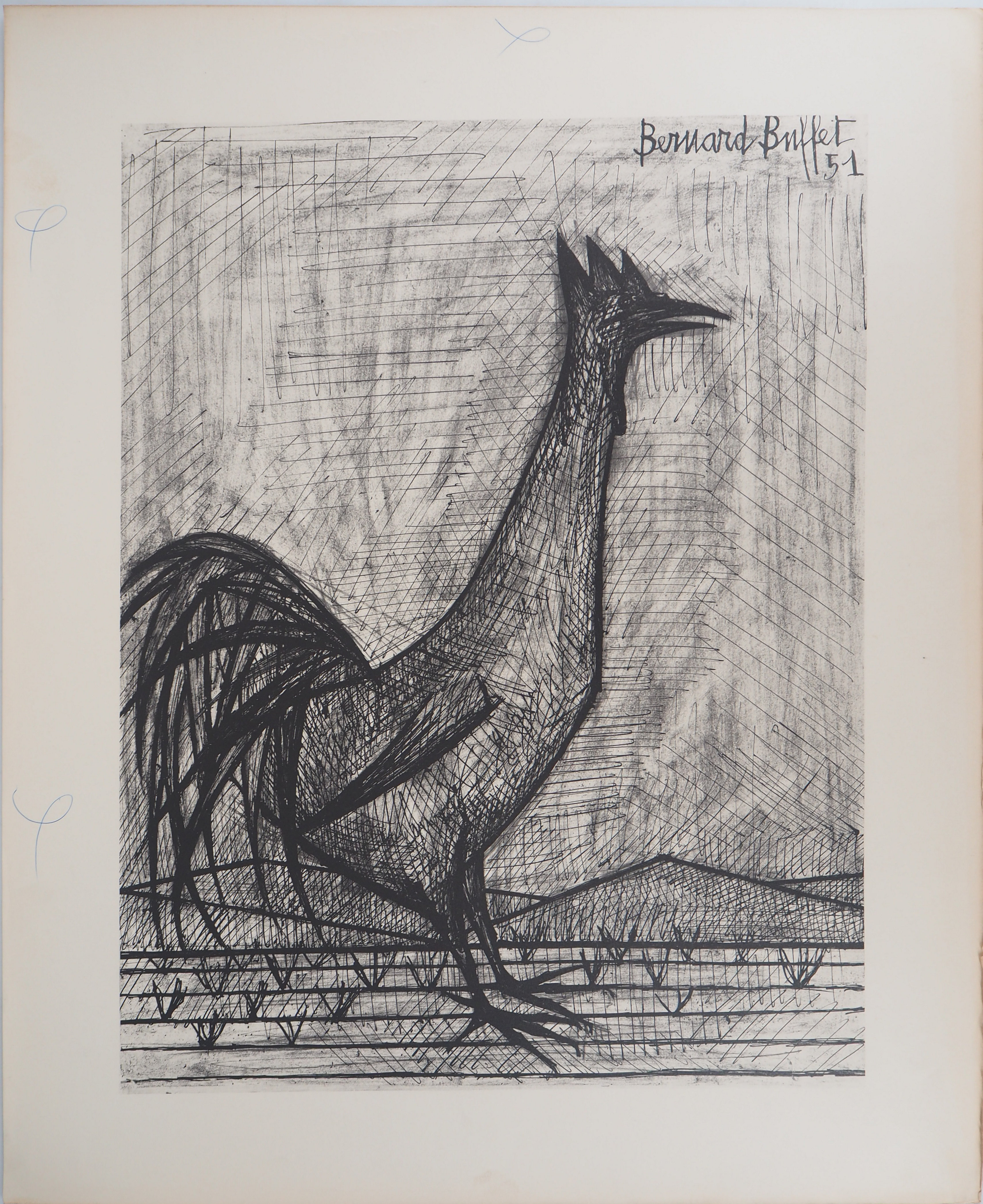 Bernard BUFFET: Le Coq - Signed lithograph - Post War & Modern Art ...