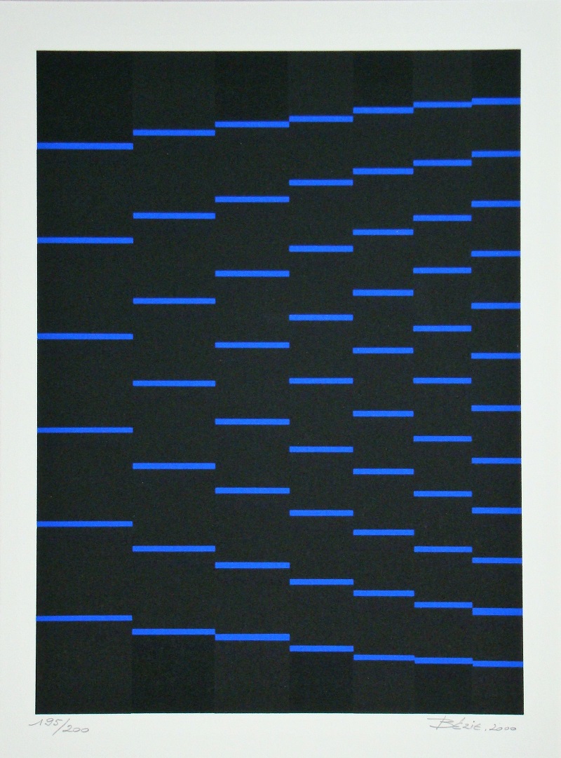 Charles BÉZIE - Composition, 2000 - Sérigraphie originale signée et ...