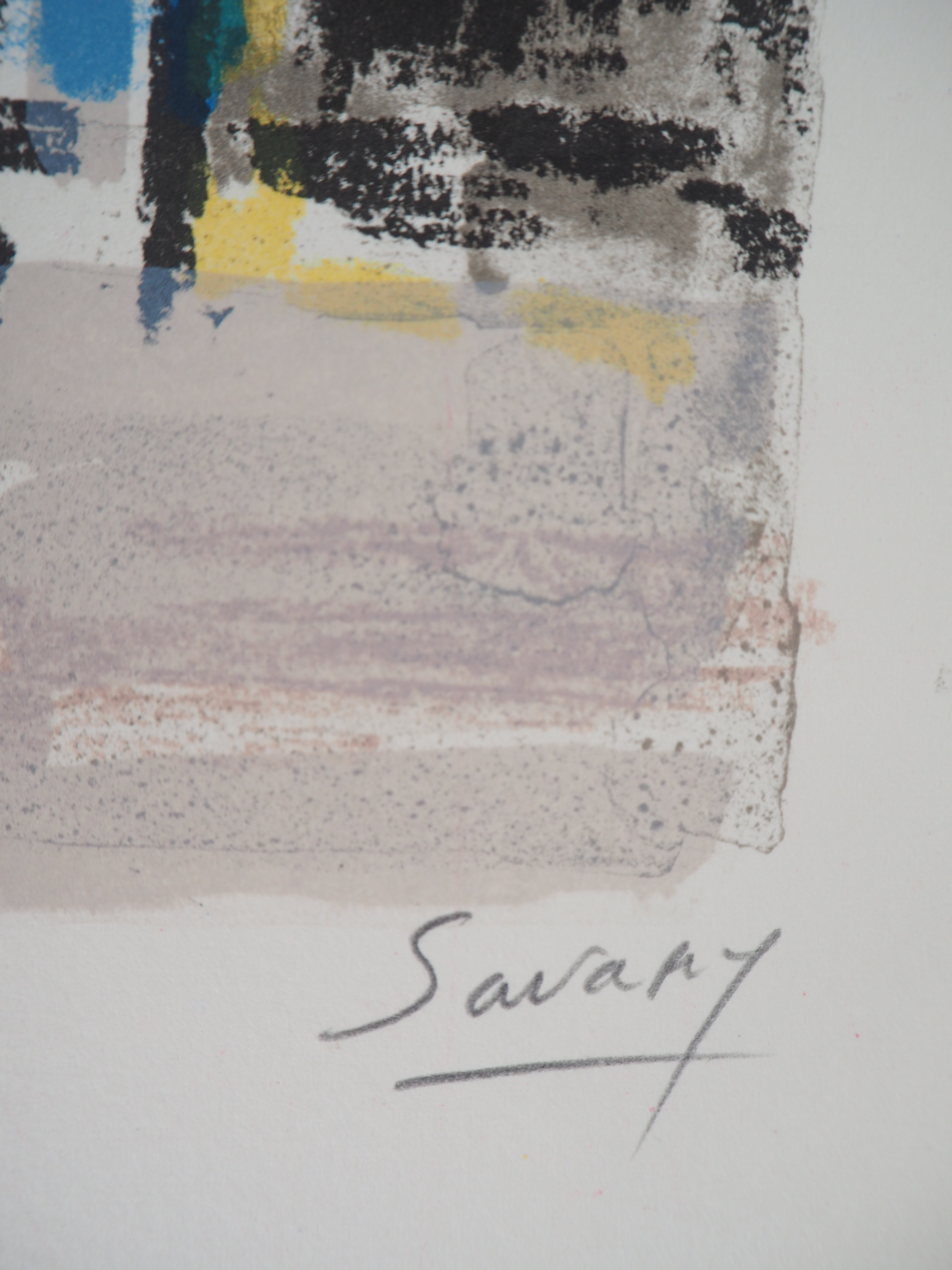 Robert SAVARY : Montmartre, le Théâtre de l'Atelier - Original signed ...