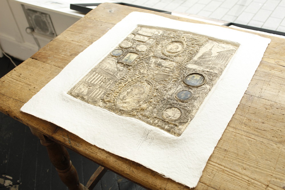 Alain KLEINMANN - Portrait I - Aquagravure originale signée au crayon ...