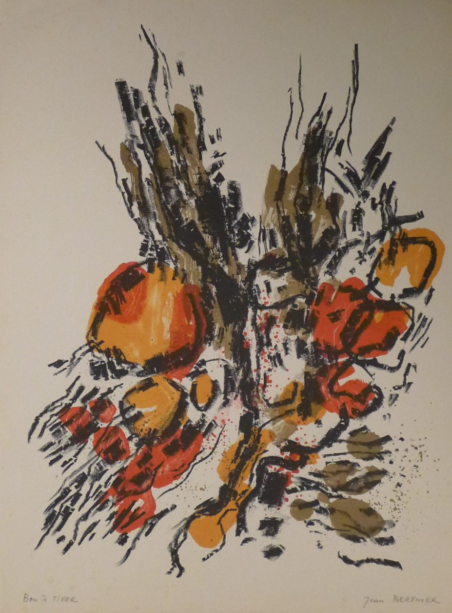 Jean BERTHIER - Composition - Lithographie signée et justifiée - Art ...