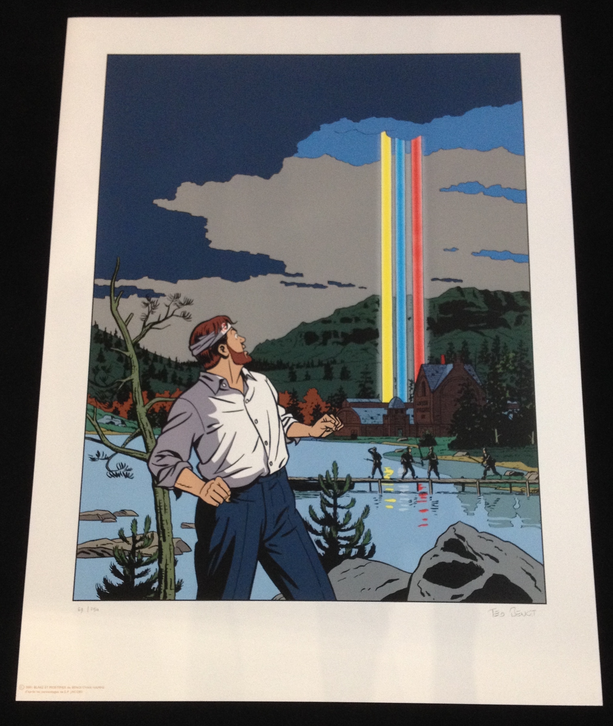 Ted Benoit - Black et Mortimer, l'étrange rendez-vous - Sérigraphie ...