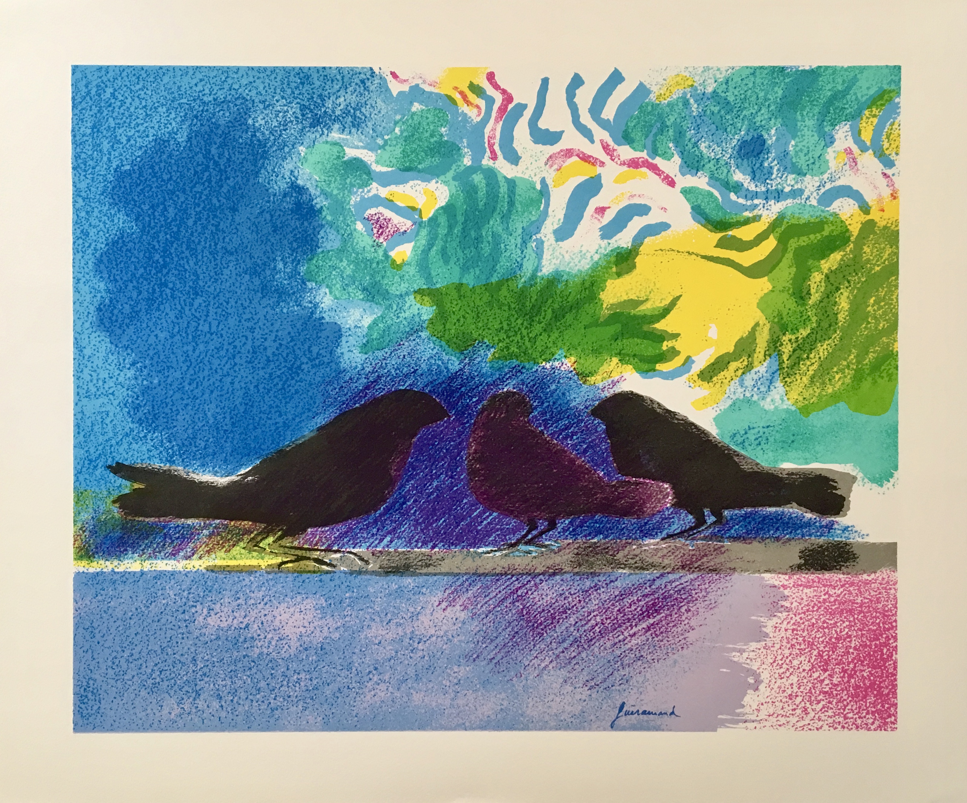 Paul GUIRAMAND - Suite of 4 original lithographs, 1990 - Contemporary Art - Plazzart