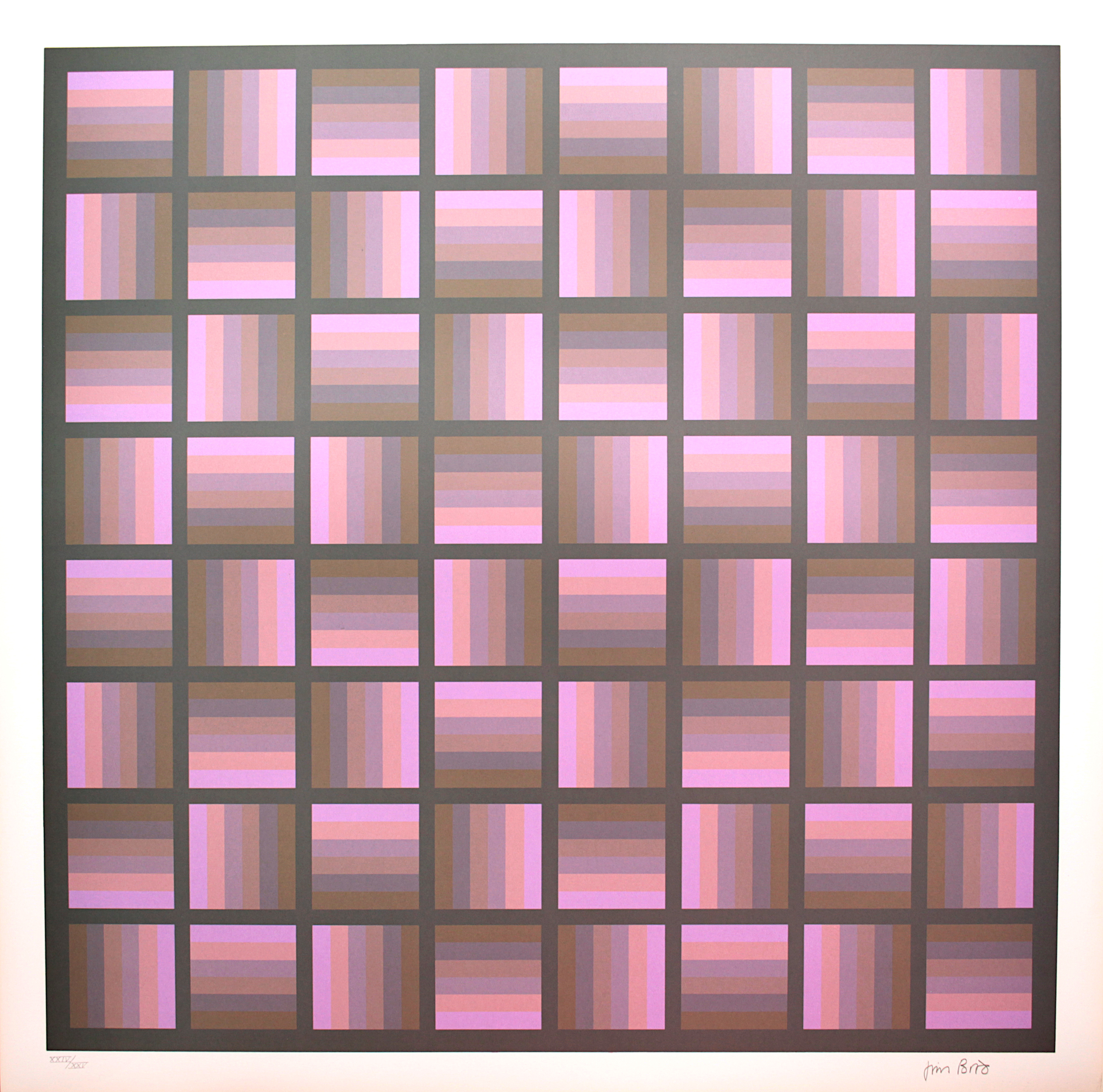 Jim BIRD - Tribute to Vasarely 3, 1972, photolithographie - Art ...