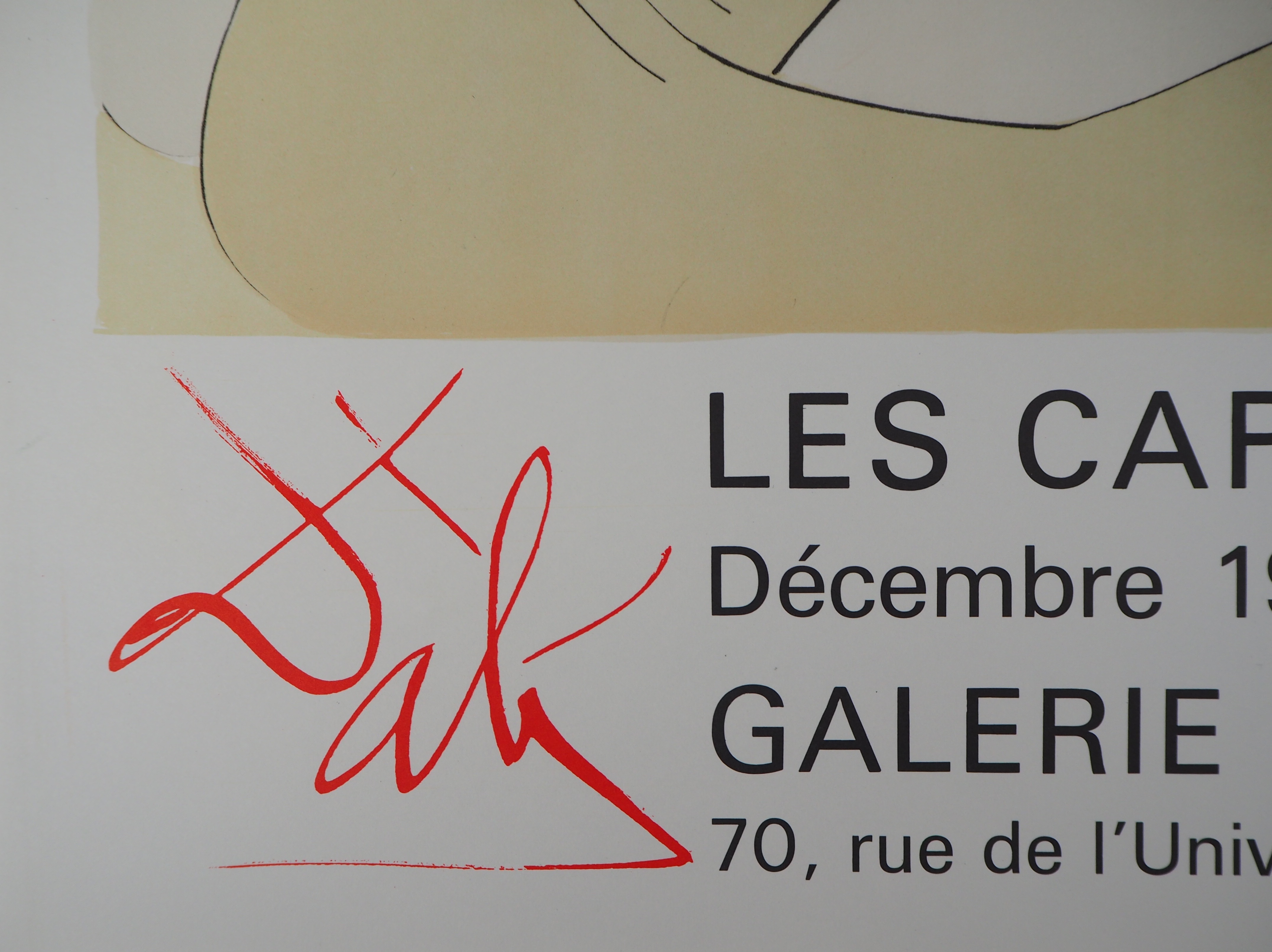 Salvador DALI - Les Caprices de Goya, 1977 - Lithographisches Plakat ...