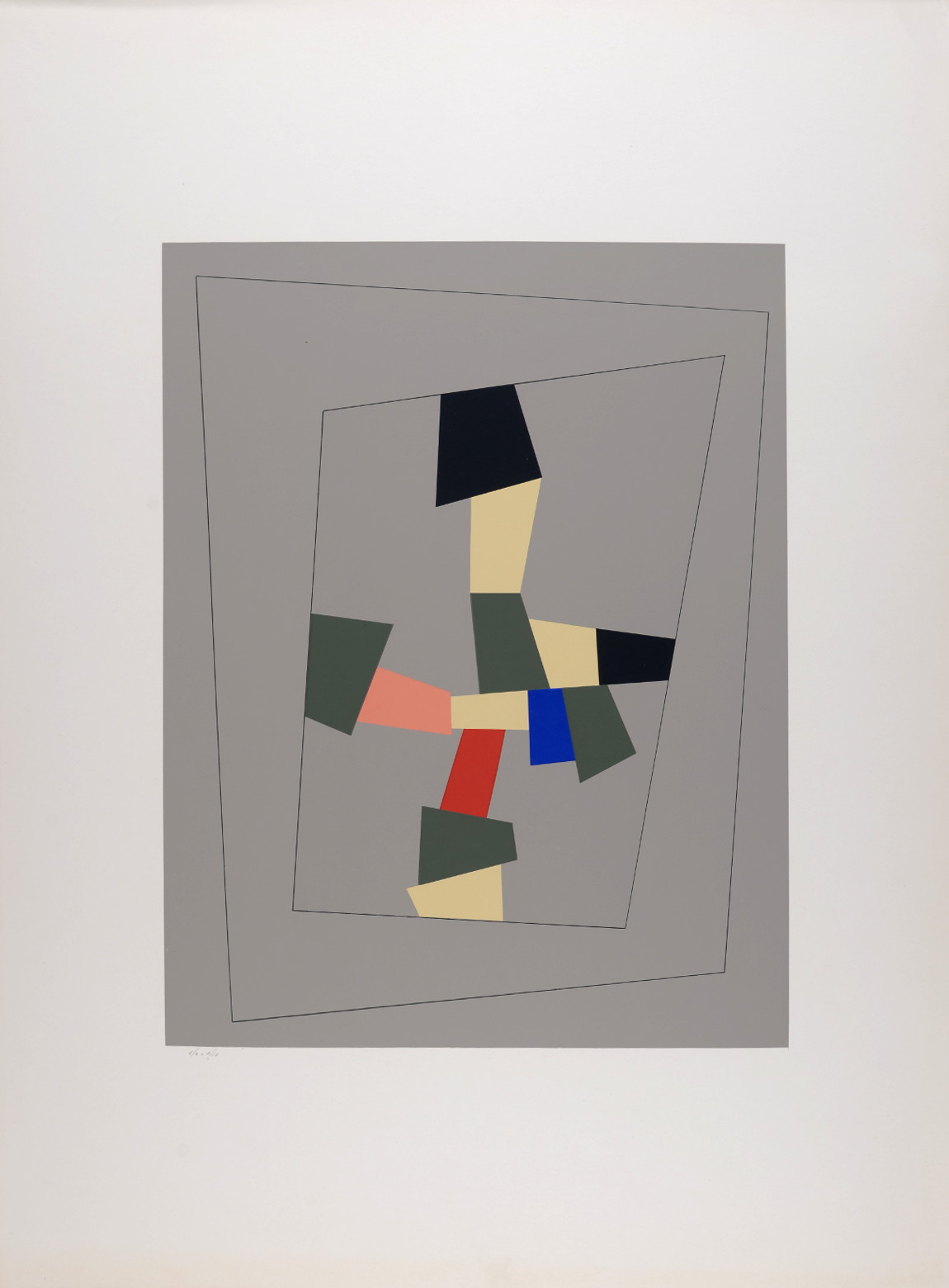 Jean ARP - Croix-collage, 1917 - Sérigraphie originale - Art Moderne ...