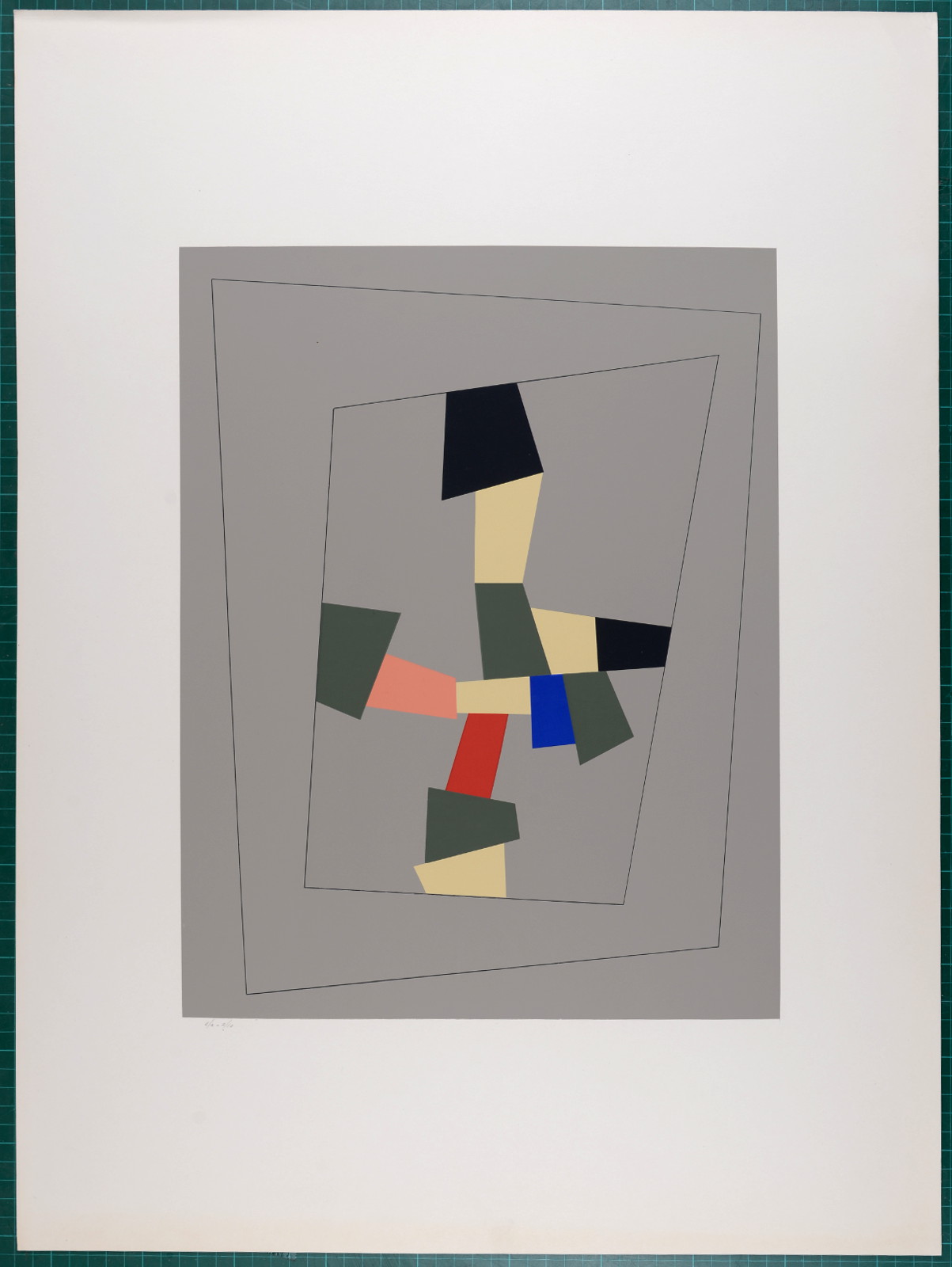 Jean ARP - Croix-collage, 1917 - Sérigraphie originale - Art Moderne ...