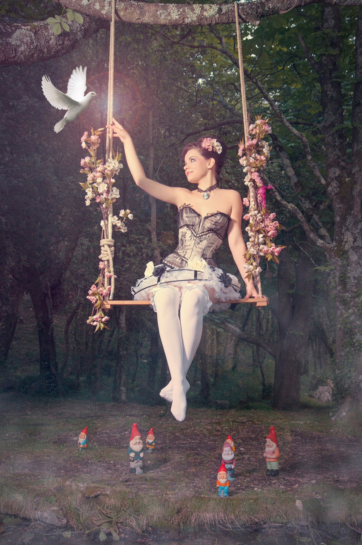 Mathilde OSCAR - Blanche Neige, la balancoire, 2019 - Screenprint ...