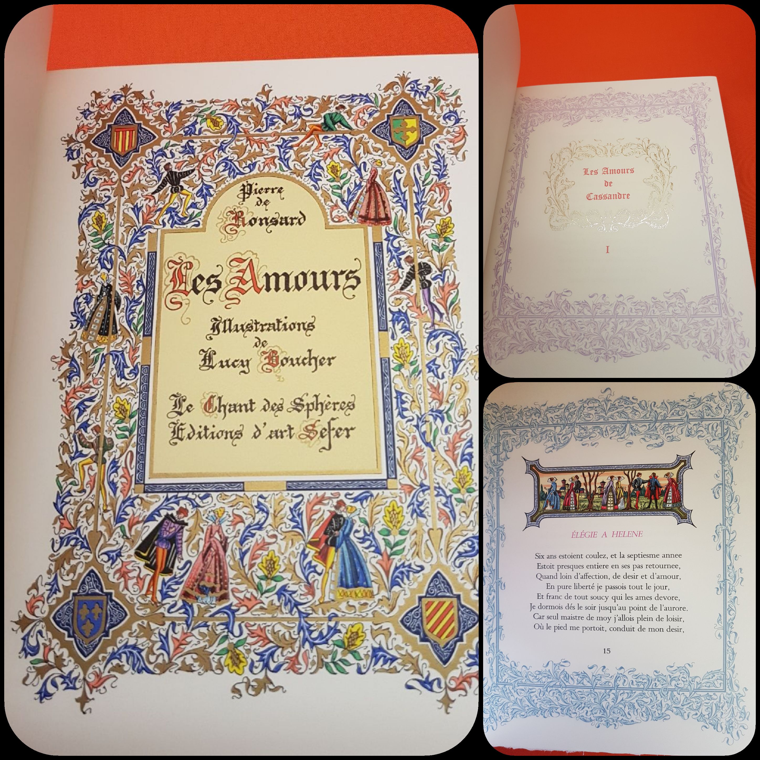 Pierre de Ronsard - Les amours de Ronsard - illustrations de Lucie ...