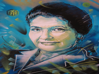 C215 -Simone Veil, 2020 - Impression digitale signée - Street Art ...