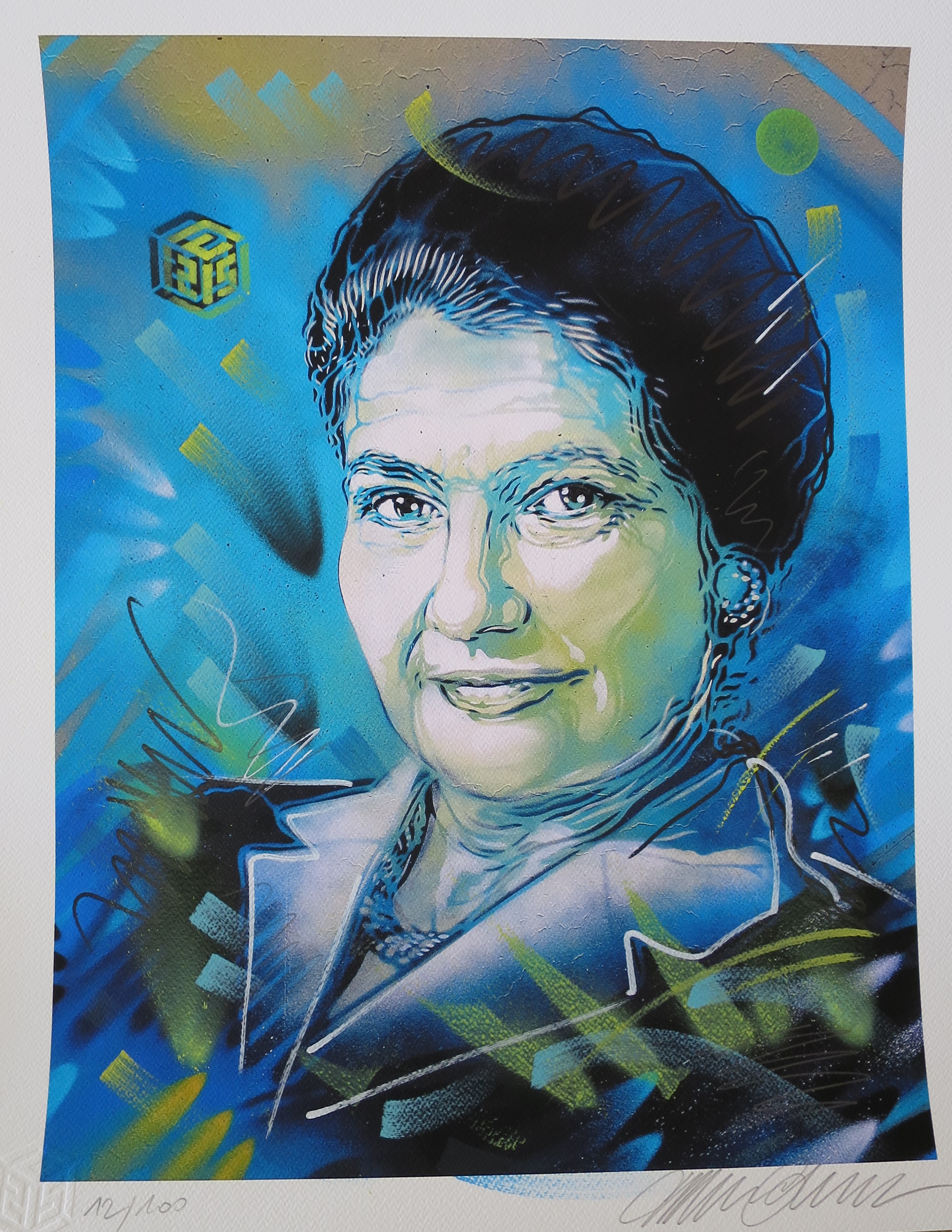 C215 -Simone Veil, 2020 - Impression digitale signée - Street Art ...